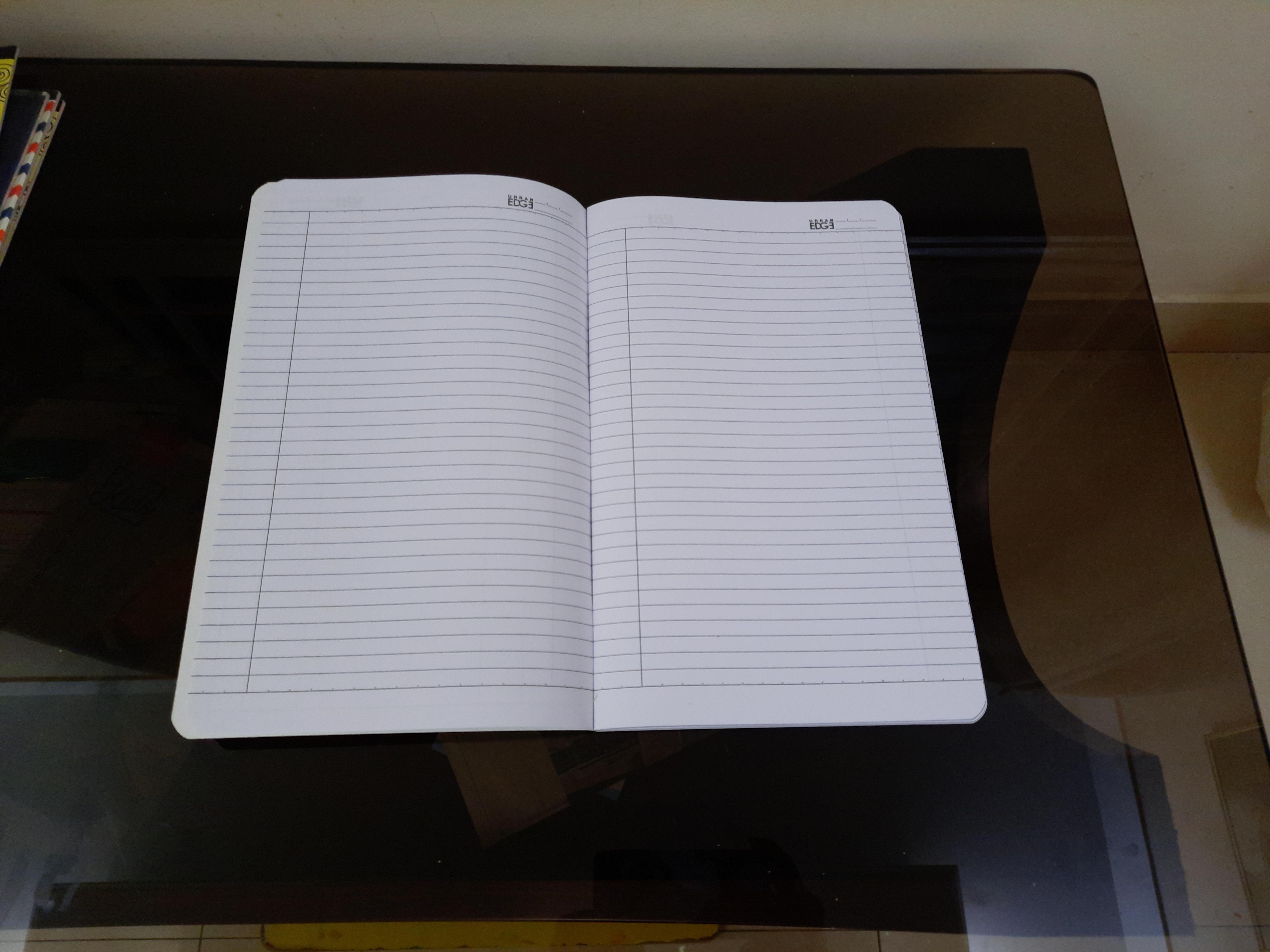 URBAN EDGE U E 160 Page LONG Size Single LINE Notebook - Pack of 6 ...