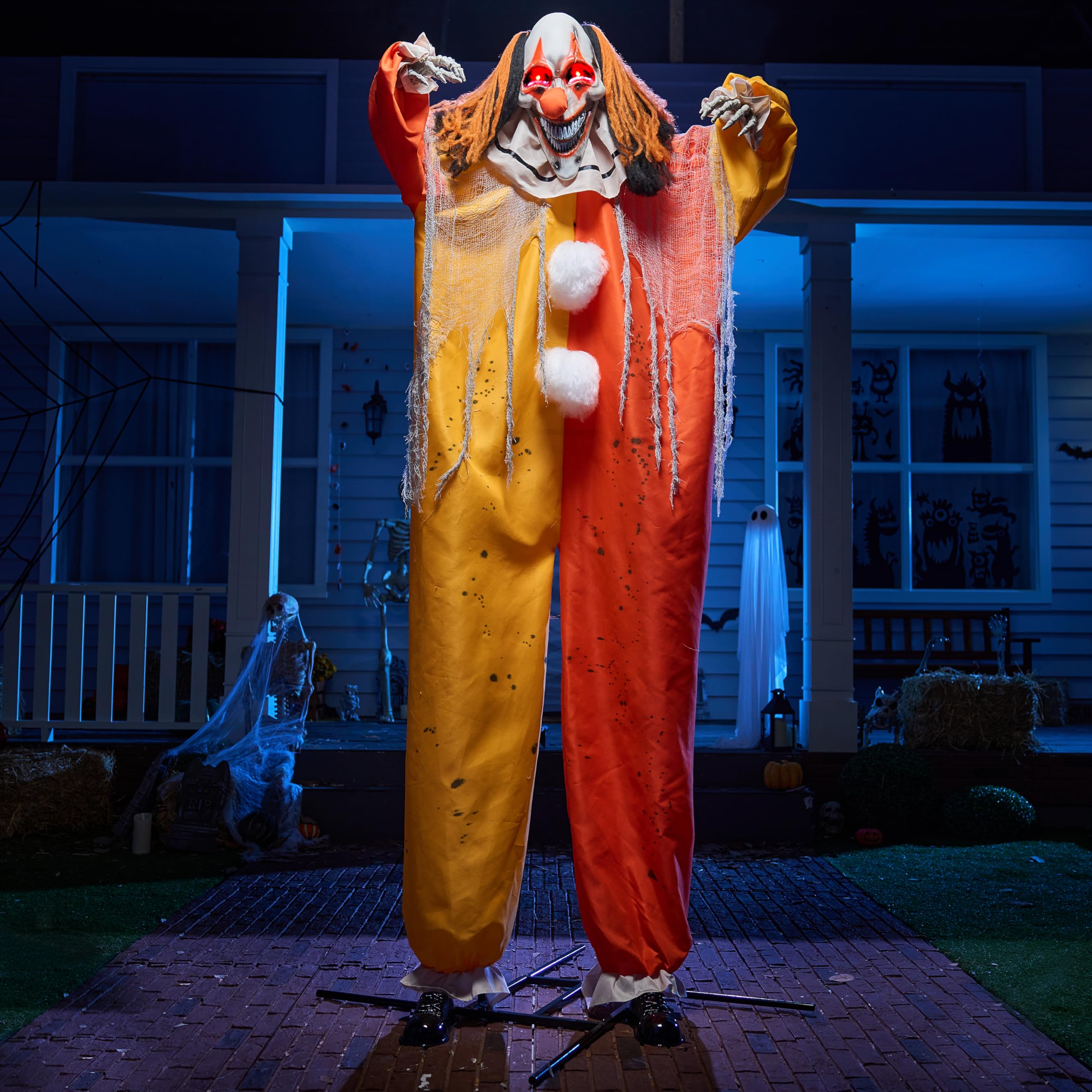 Amazon.com: JOYIN 8.2ft Halloween Animatronics Clearance, Giant ...