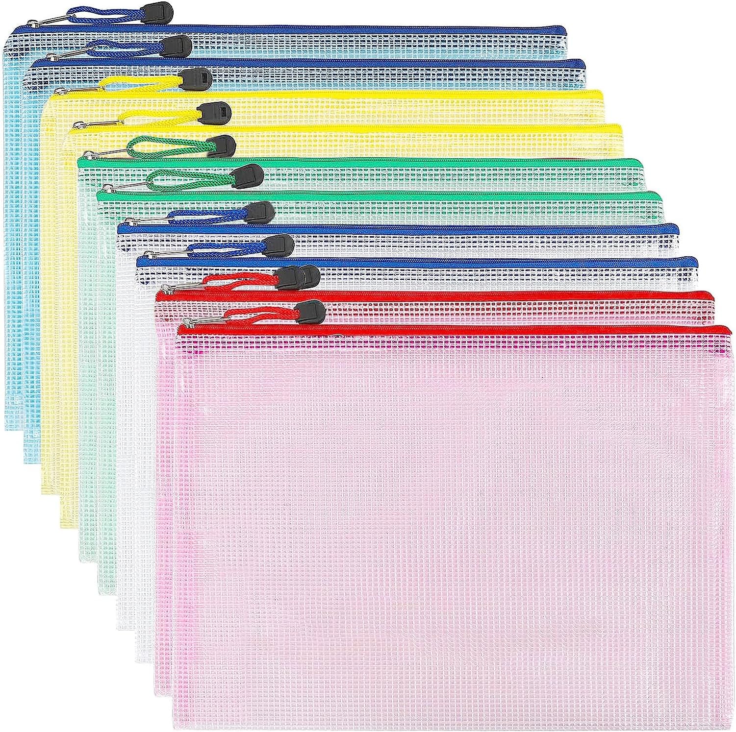 Pochette Document Zippée A5, PVC Transparentes Document Dossier ...