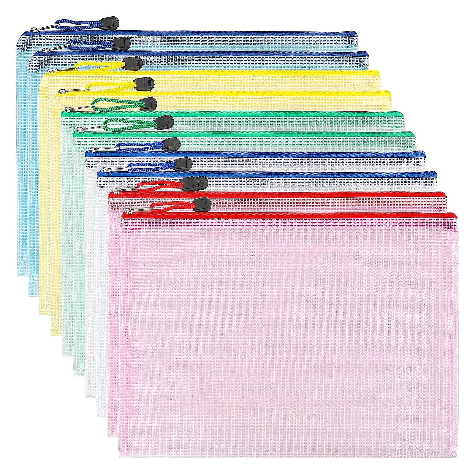 Pochette Document Zippée A5, PVC Transparentes Document Dossier ...