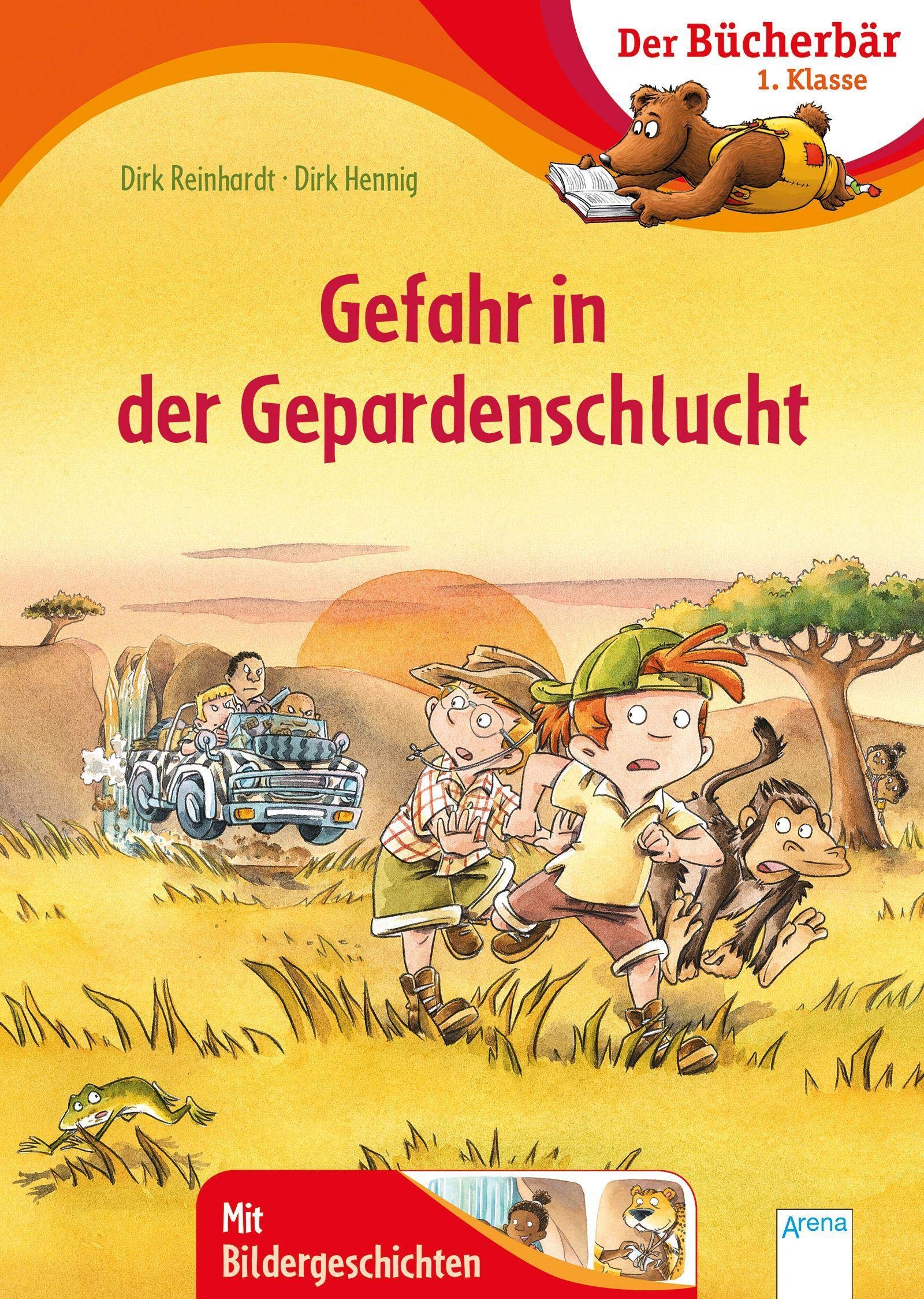 Gefahr in der Gepardenschlucht: Der Bücherbär: 1. Klasse. Mit ...