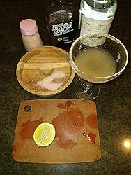 Amazon.com | Acacia Wood Margarita Cocktail Salt Rimmer,Glass Bar Salt ...