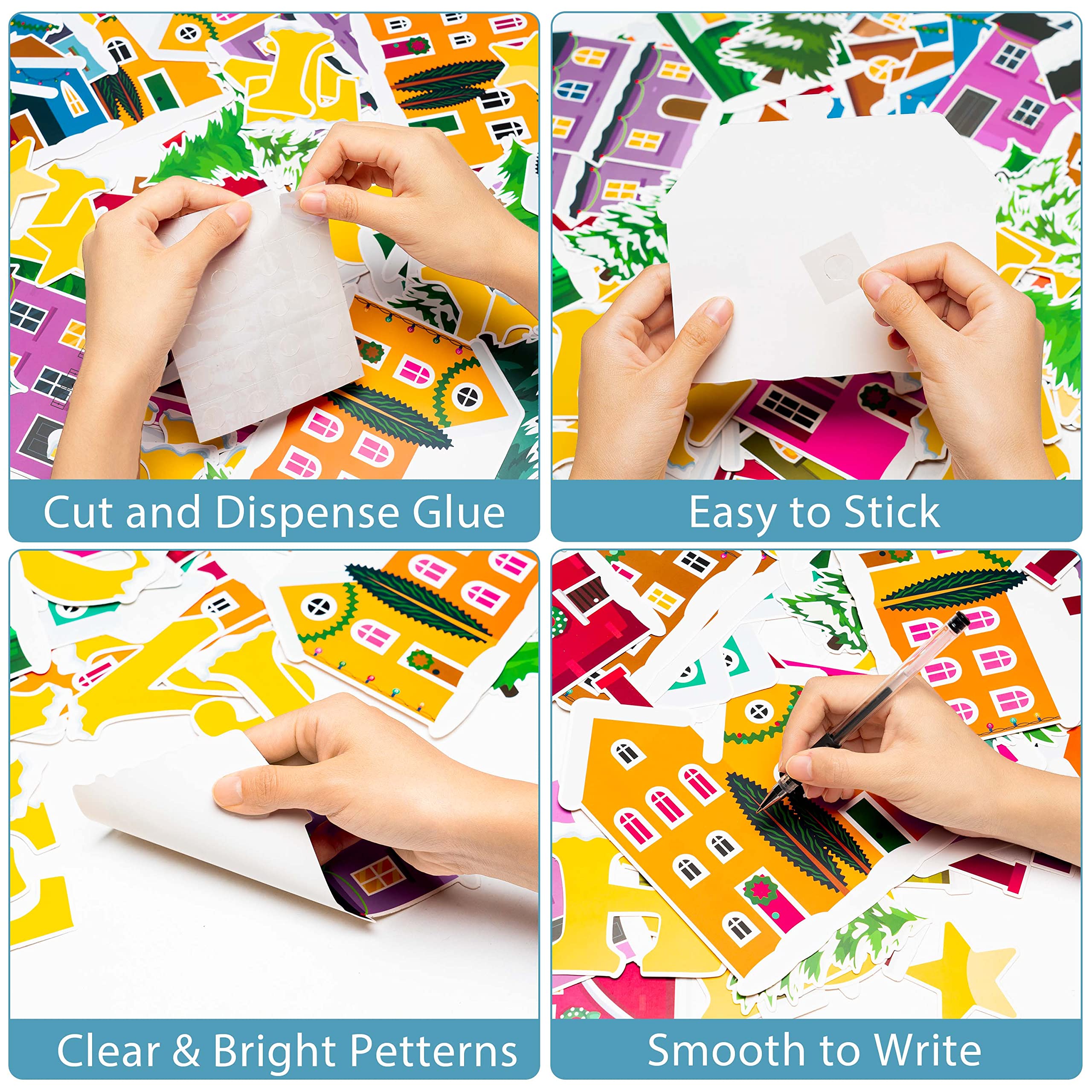 Snapklik.com : 98Pcs Christmas Classroom Bulletin Board Cutouts ...
