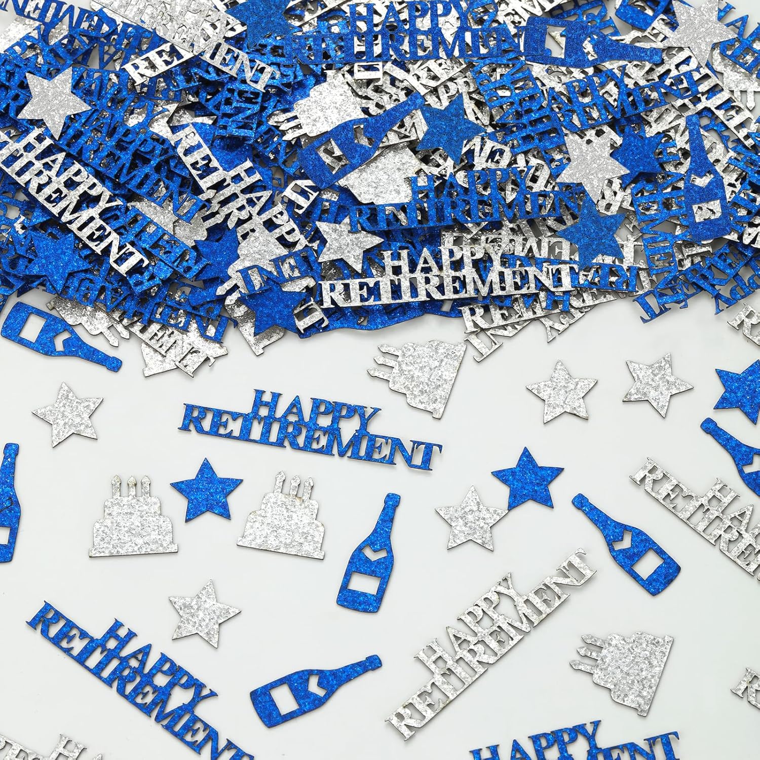 Amazon.com: kreat4joy 200pcs Happy Retirement Decorations Confetti ...