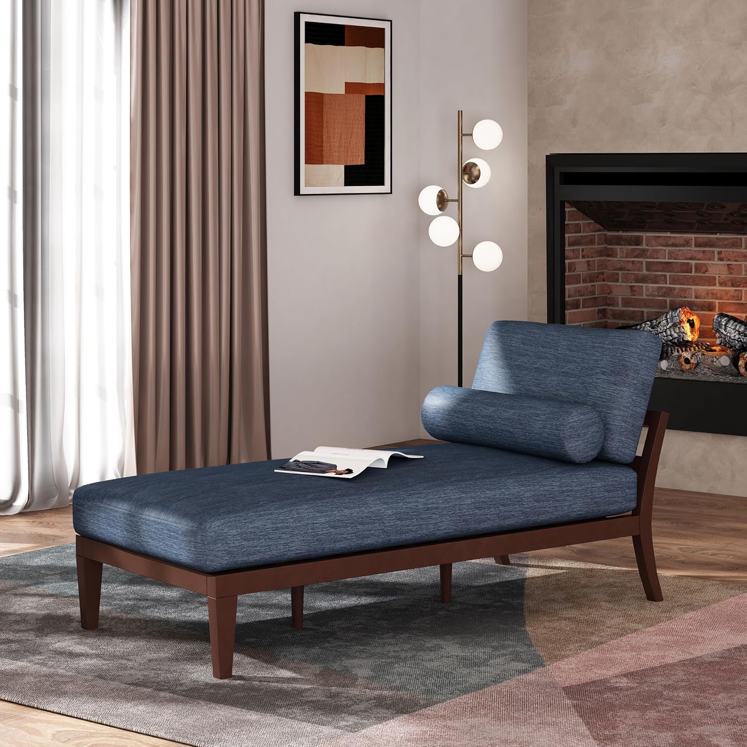 Amazon.com: SULOPS Long Chaise Lounge Chair Slender Shape Waterproof ...