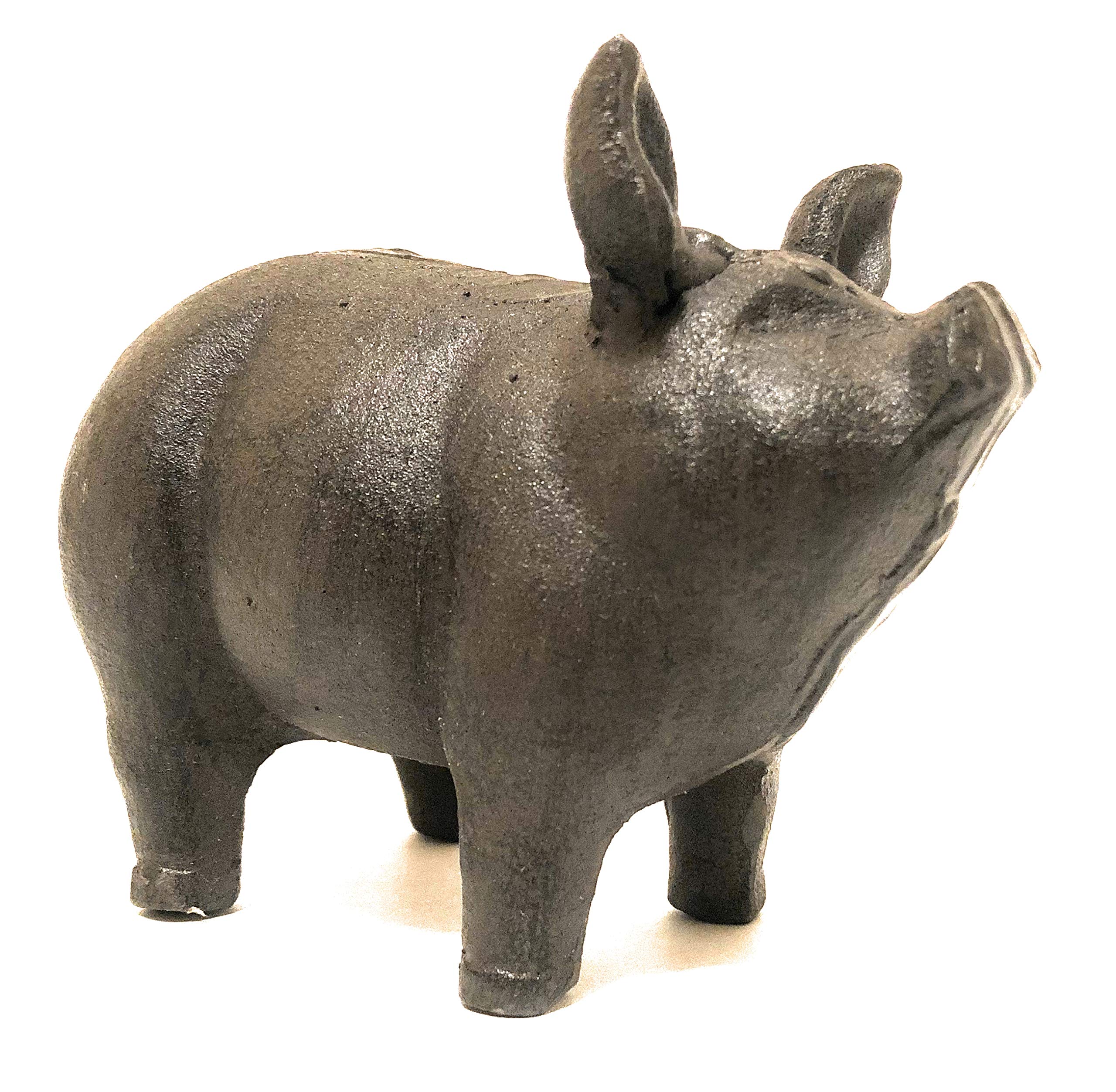 Amazon.com : Cast Iron Small Piglet Garden Statue : Patio, Lawn & Garden