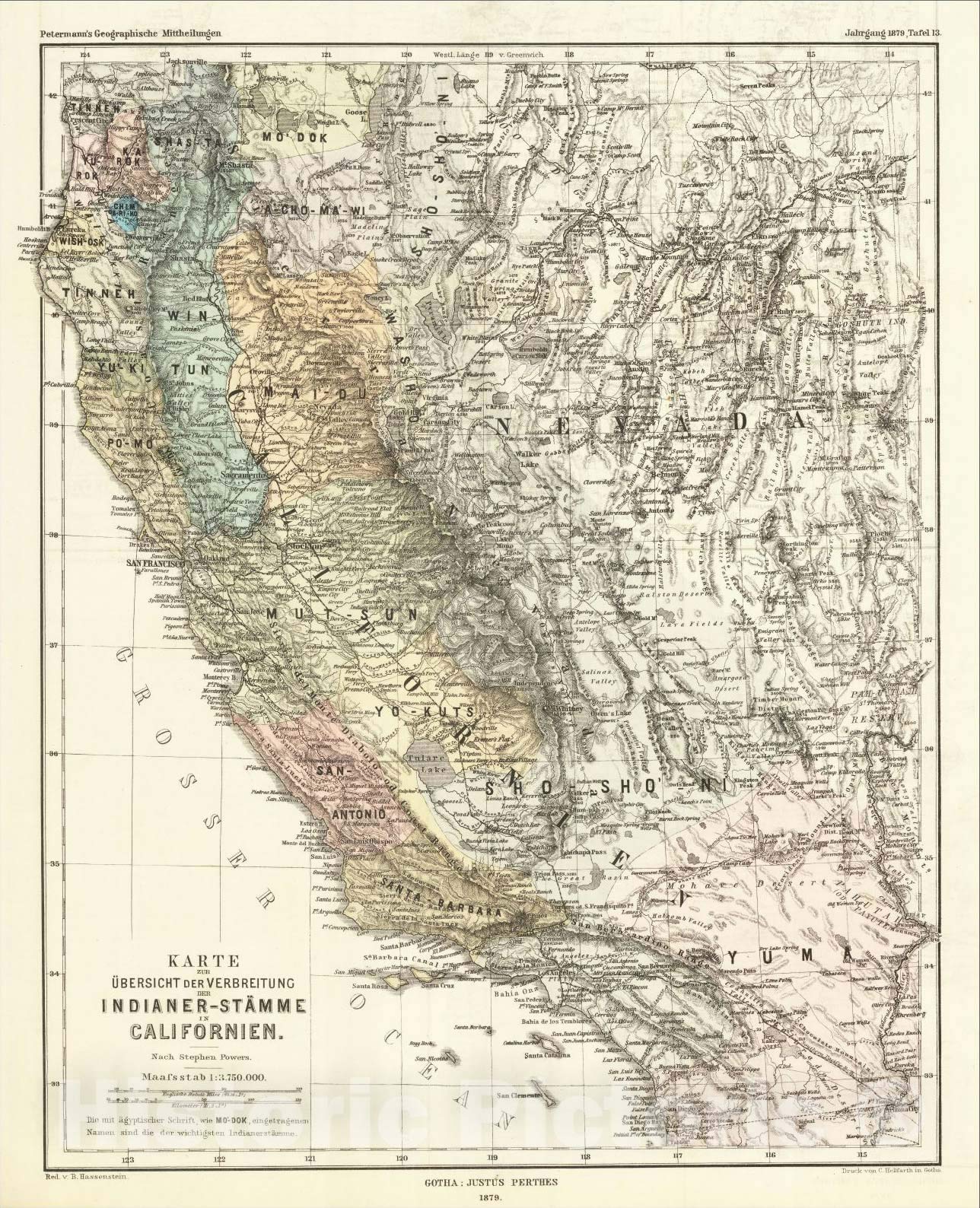 Map Of California Indian Tribes