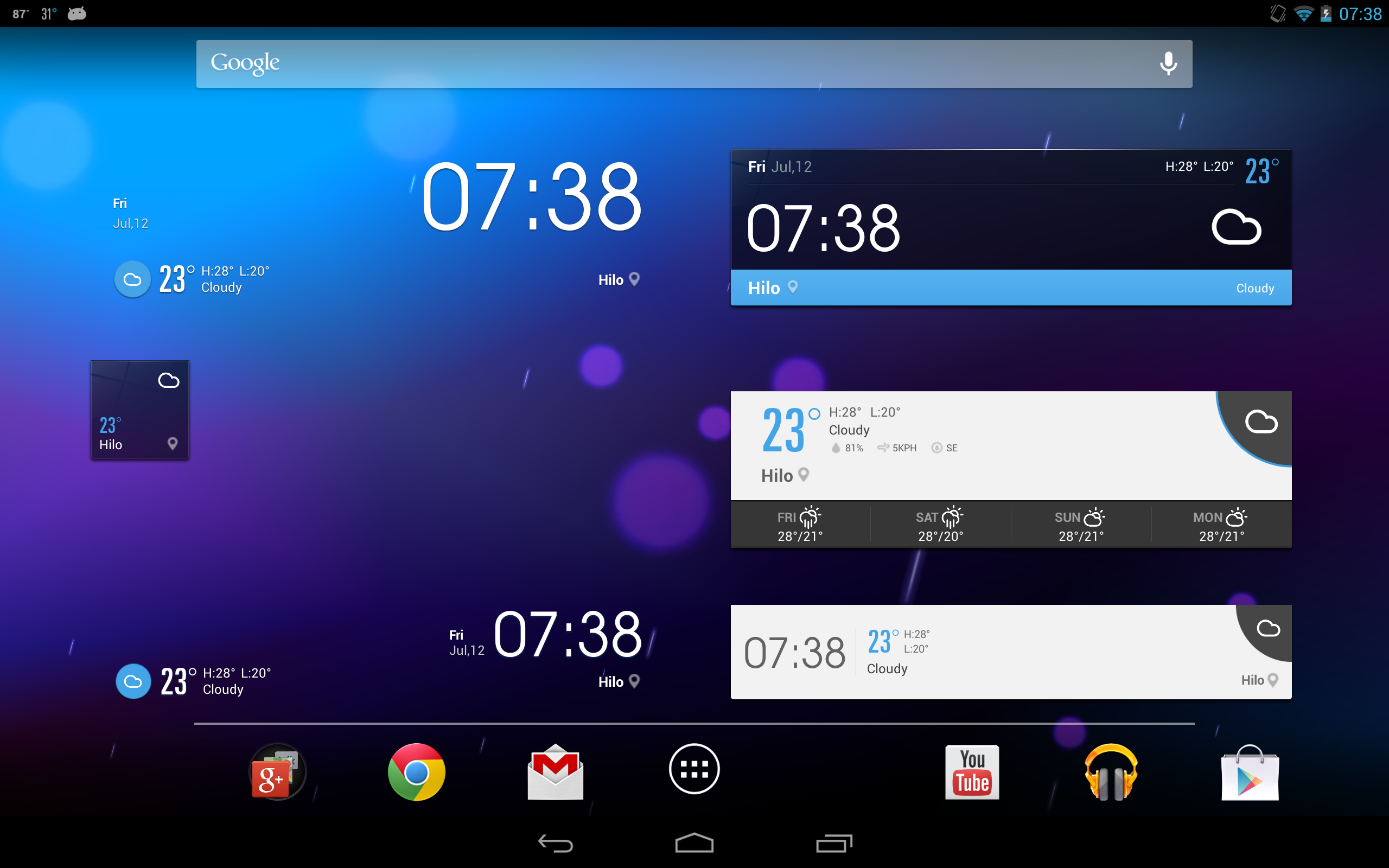 EZ Weather Widget HD Forecast - App on Amazon Appstore