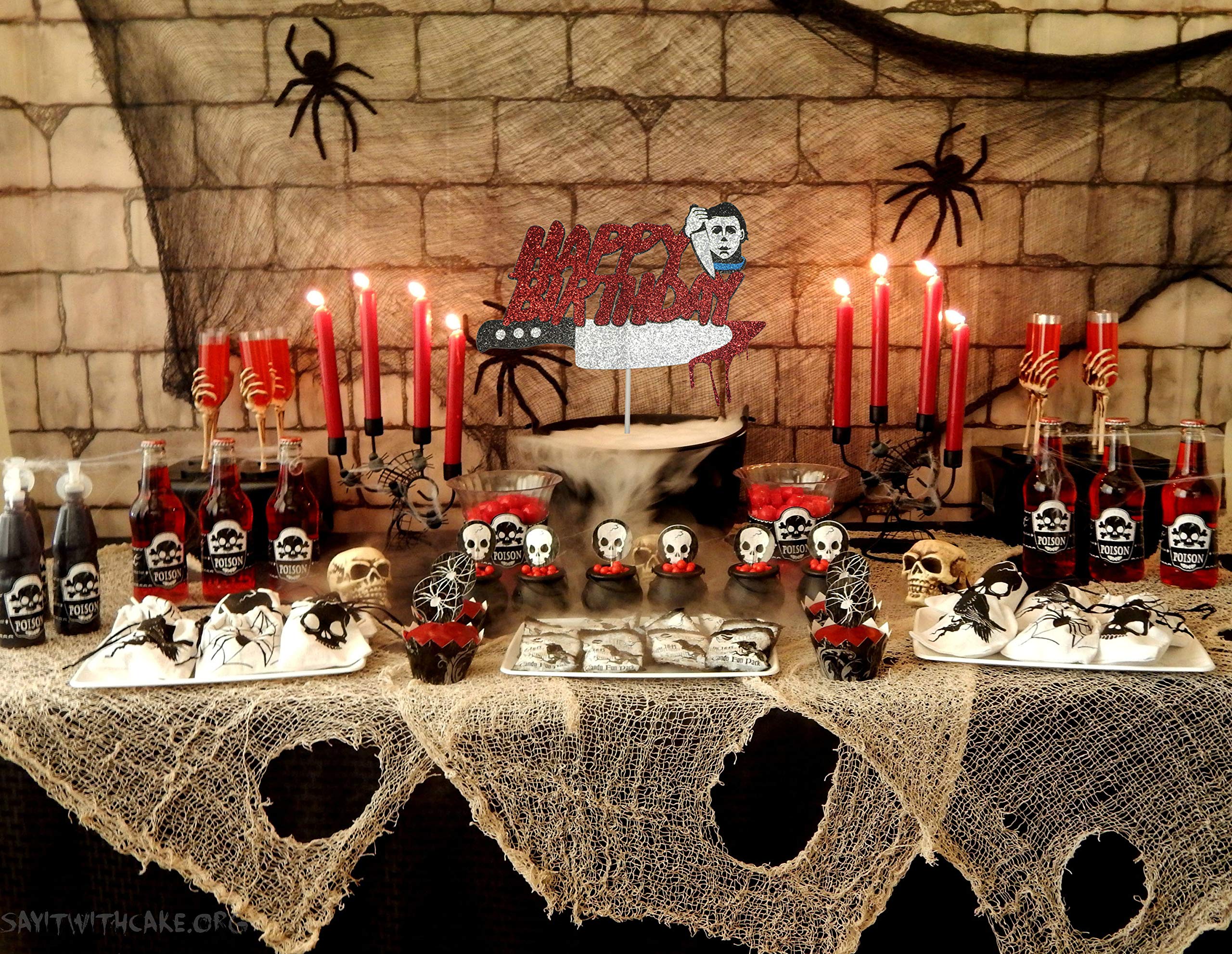 Have A Killer Birthday Cake Topper Horror Movie Party Decorations Cake ...