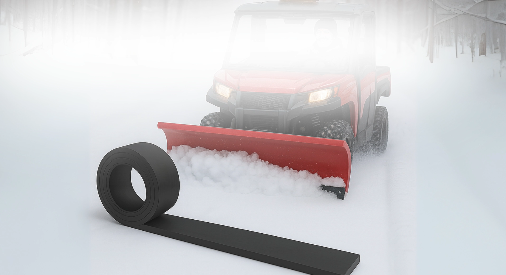 Watch Simond Store 120" x 6" x 1" Snow Plow Deflector on Amazon Live