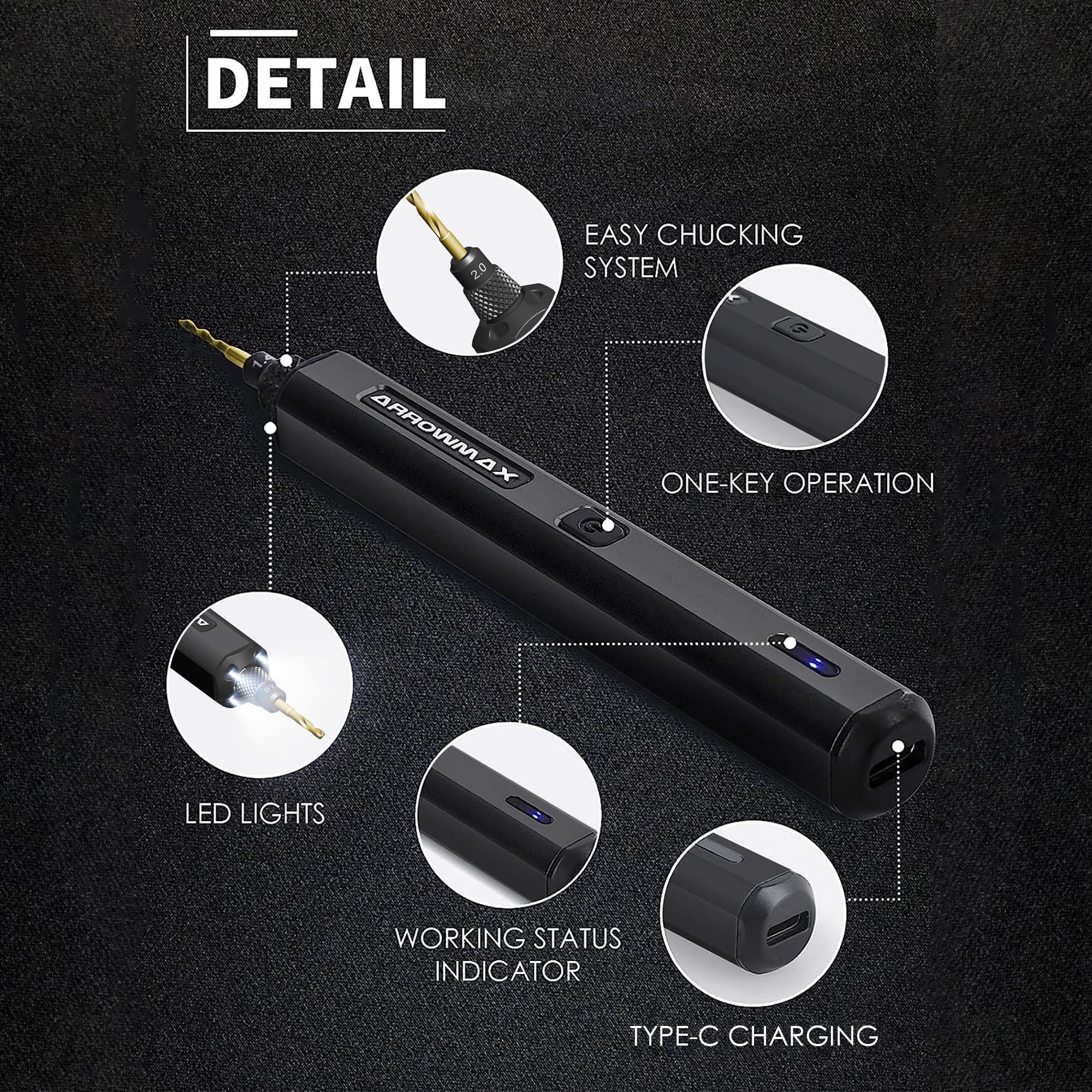 Snapklik.com : AM ARROWMAX Mini Electric Drill 15 In 1