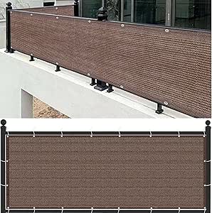 Amazon.com : YANHONG Balcony Privacy Screen Wind 130x250cm(51x98inch ...