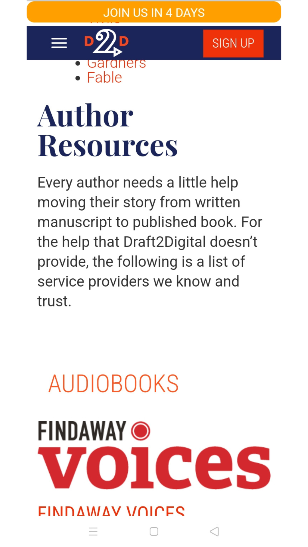 Draft2digital -Book publishing - App on Amazon Appstore