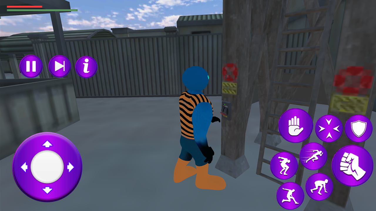 Real Stickman Police Escape 3D Sim: Prisoner Hide and Seek Run Fun Game ...
