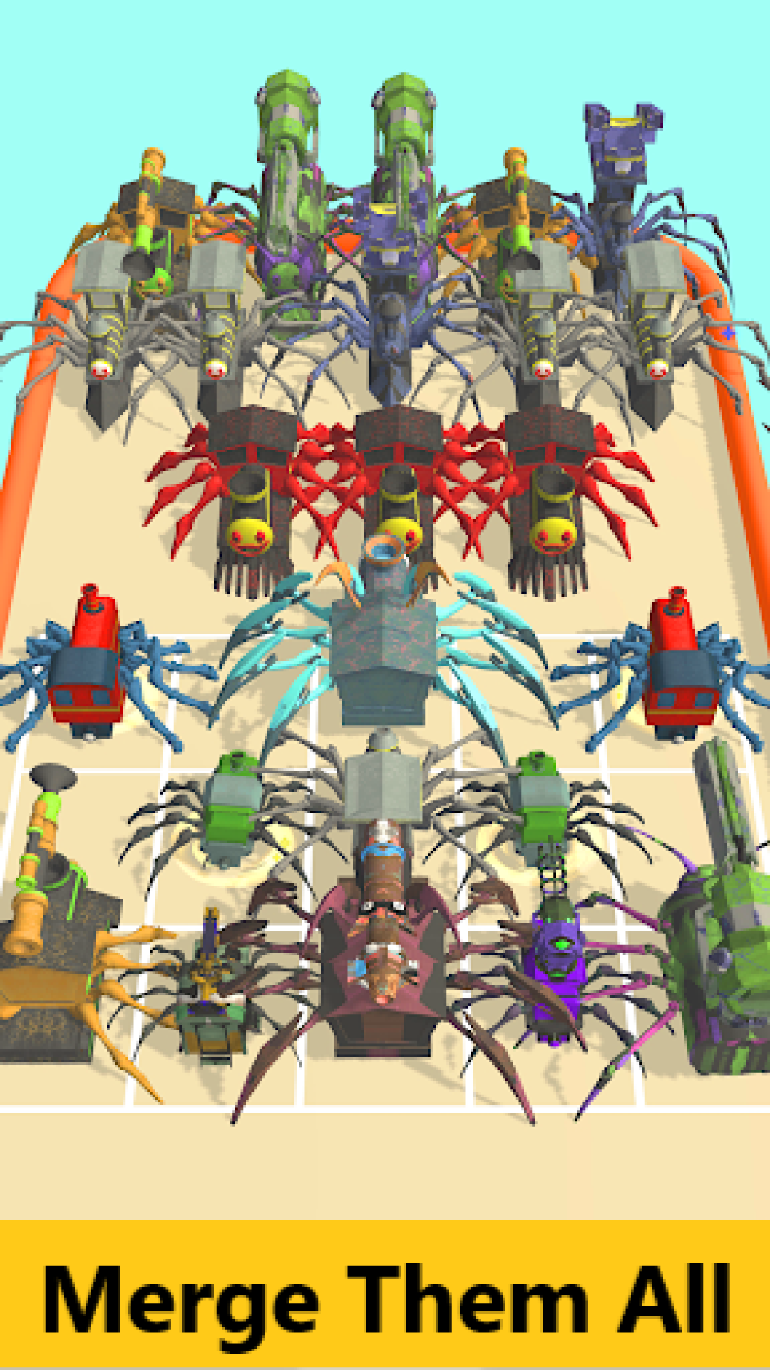 Spidey Train Merging Game - Merge Train Spider Game - Monster Train ...