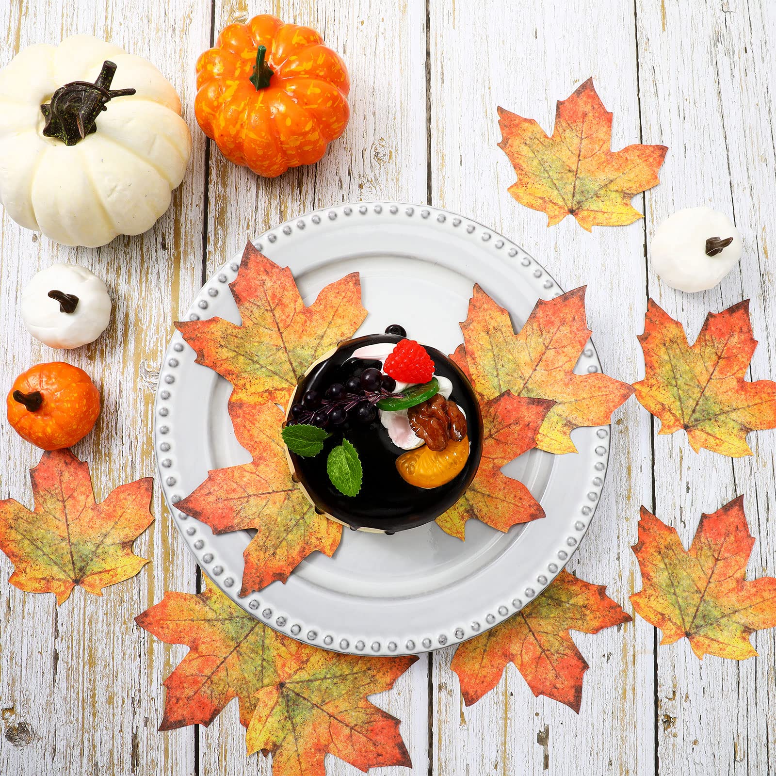 Snapklik.com : Parchment Fall Leaves Thanksgiving Cheese Paper ...