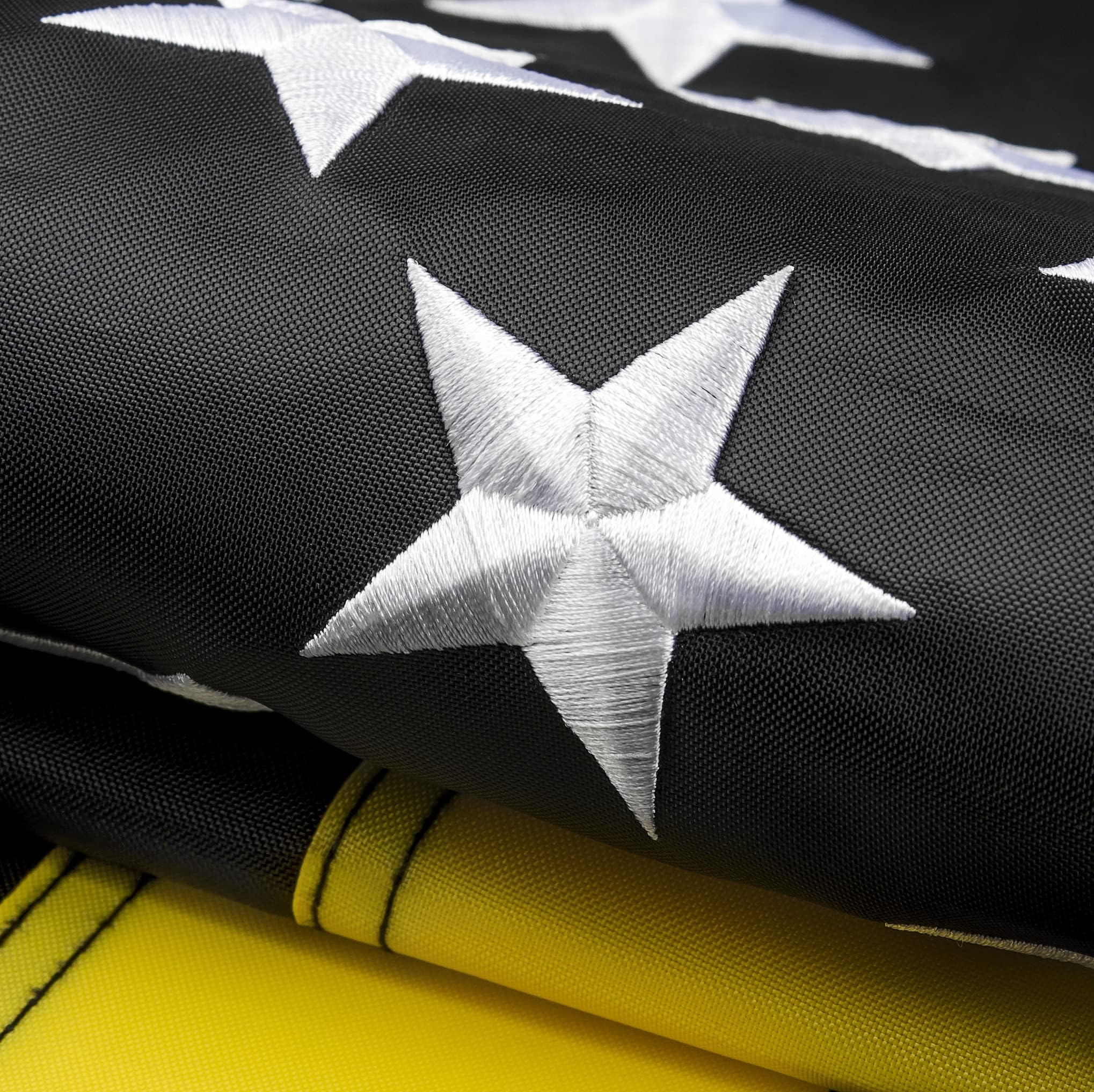 Amazon.com : Thin Gold Line Flag - 3x5ft Premium Polyester American ...