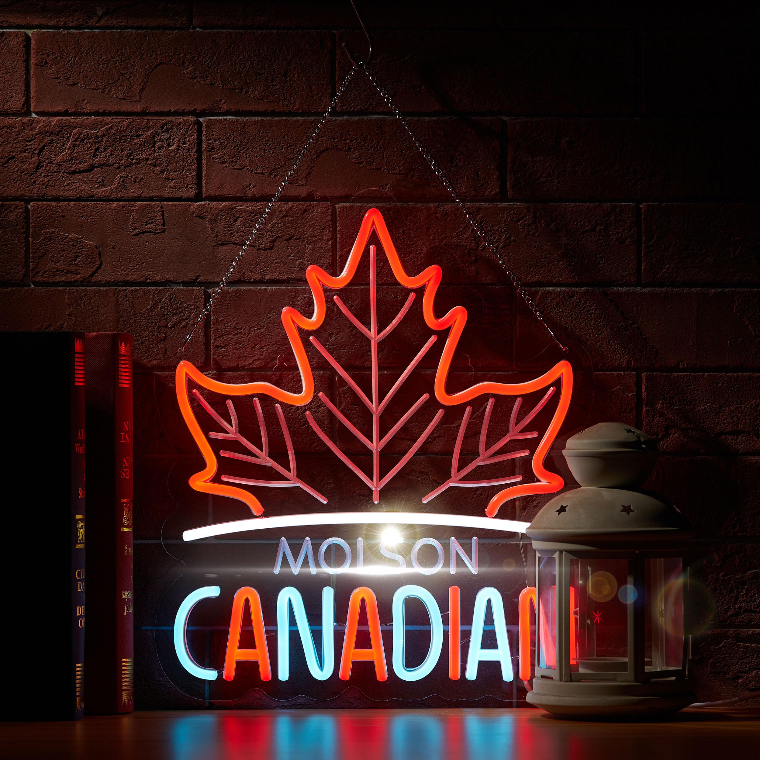 Amazon.com : Duoweoy Canadian Neon Sign for Wall Décor Dimmable Mols ...