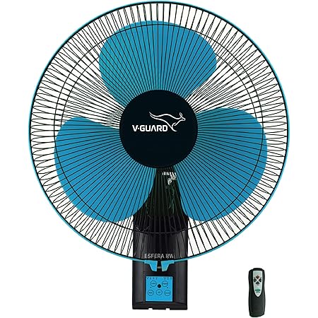 Buy V-Guard Esfera RW 16 Remote Wall Fan; Speed: 1350 RPM, Sweep: 400mm ...