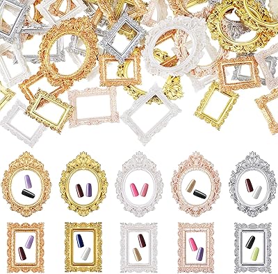 Amazon.com: 25 Pieces Vintage Resin Picture Frame Antique Photo Resin ...