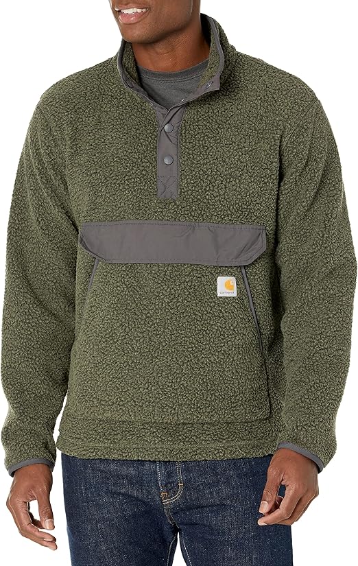 Carhartt Men's Relaxed Fit Fleece Pullover at Amazon Men’s Clothing store