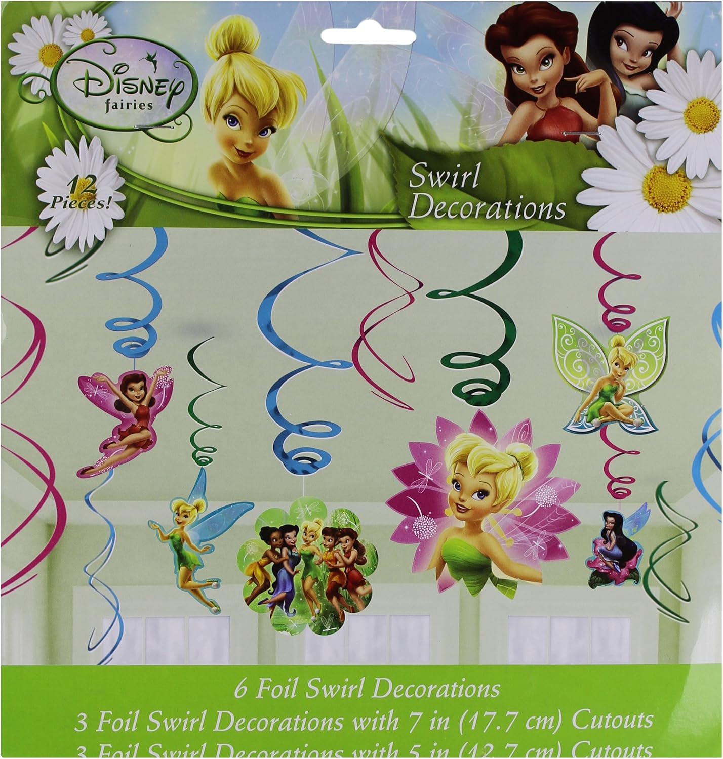 Amazon.com: Tinker Bell & Fairies Swirl Decorations 12ct [Toy] [Toy ...