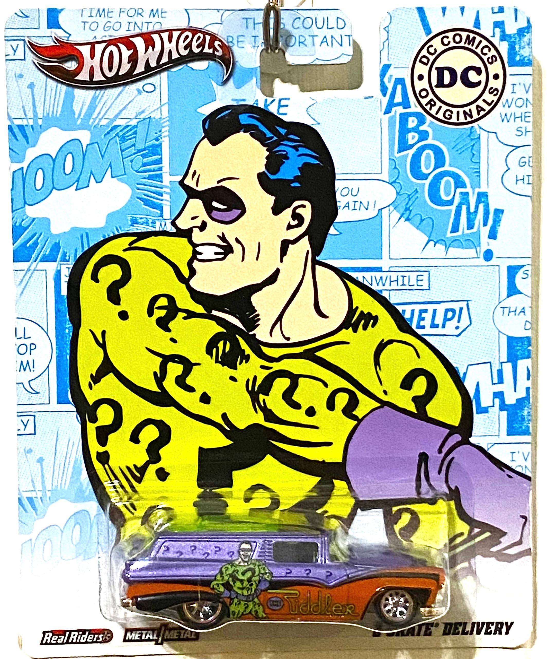 Amazon.com: Hot Wheels 8 Crate Delivery, Originals DC Comics [Purple ...