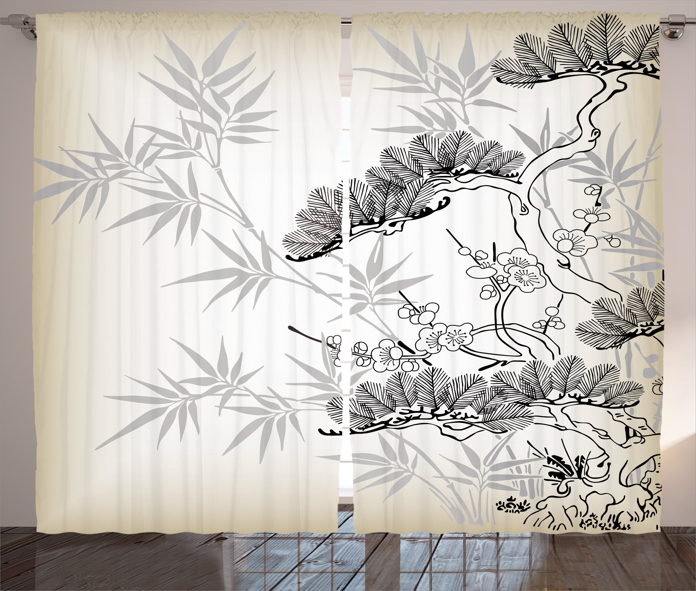 Japanese Silhouettes Pattern