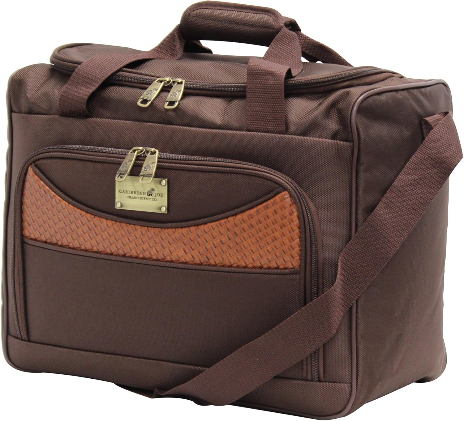 Amazon.com | Caribbean Joe Luggage Castaway Suitcase 16" Boarding Tote ...