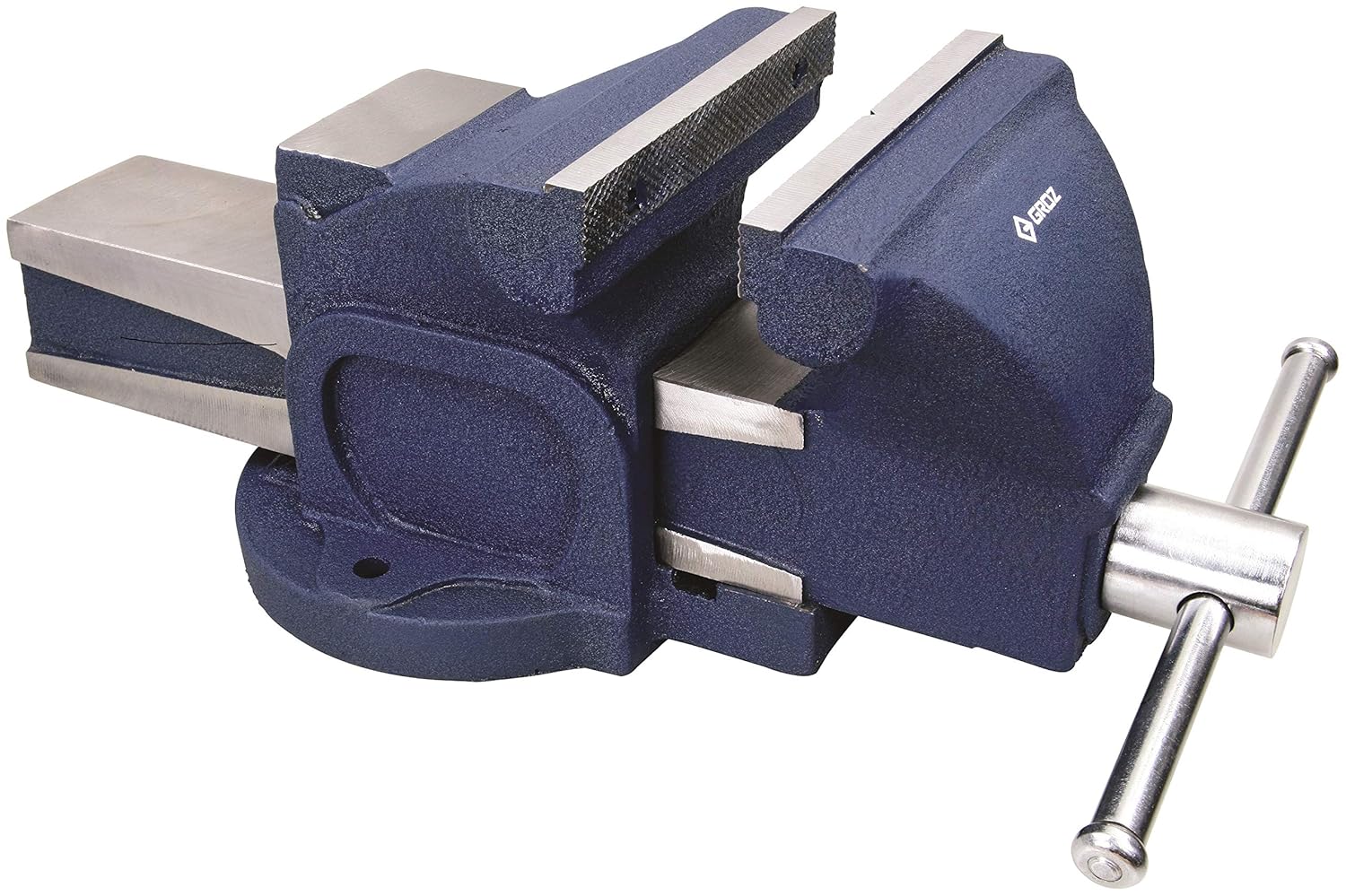 GROZ Heavy Duty Bench Vice With Hardened Jaws | Ideal for Hammering ...