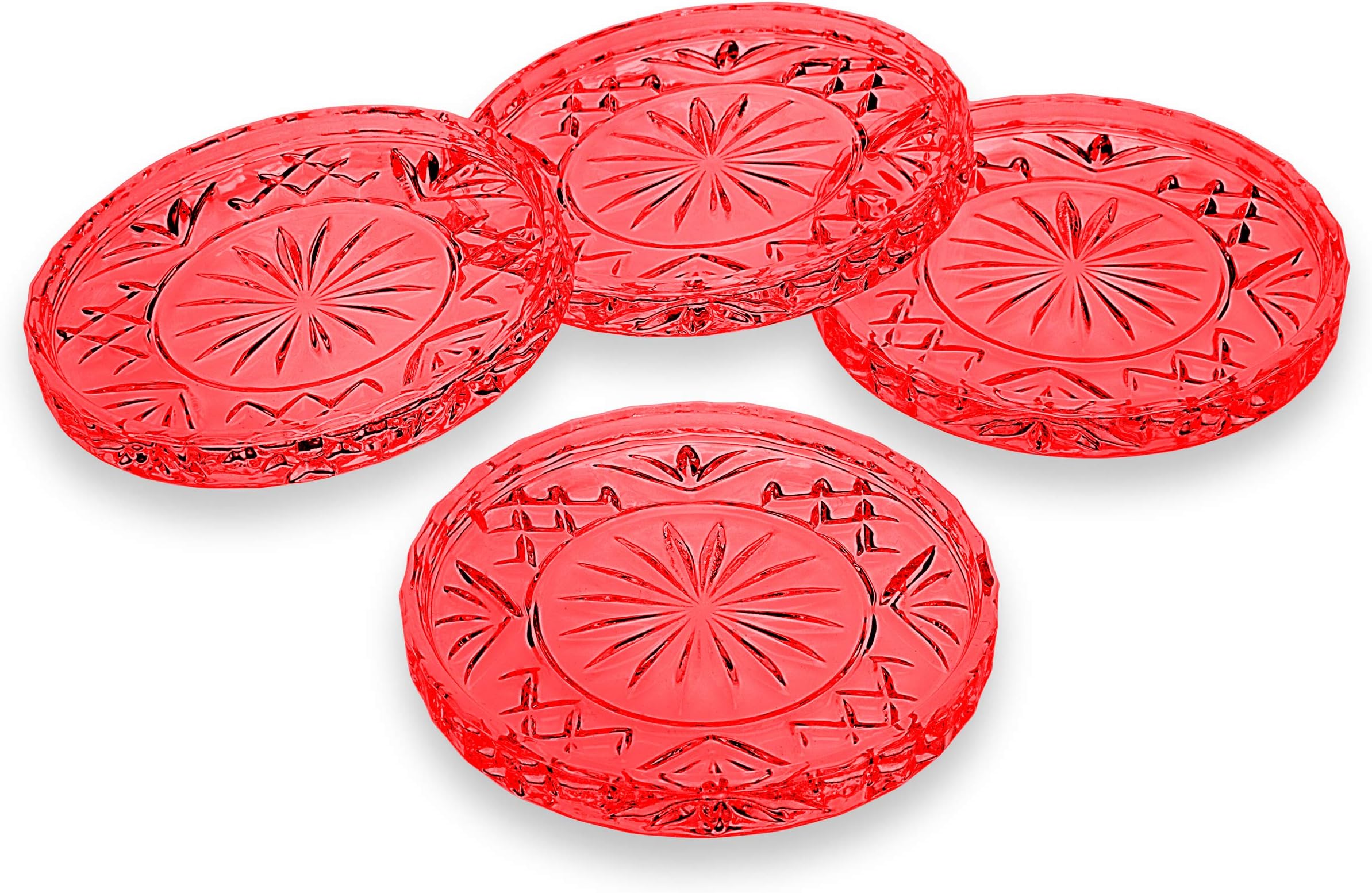 Amazon.com: Godinger Coasters for Drinks, Coasters for Coffee Table ...