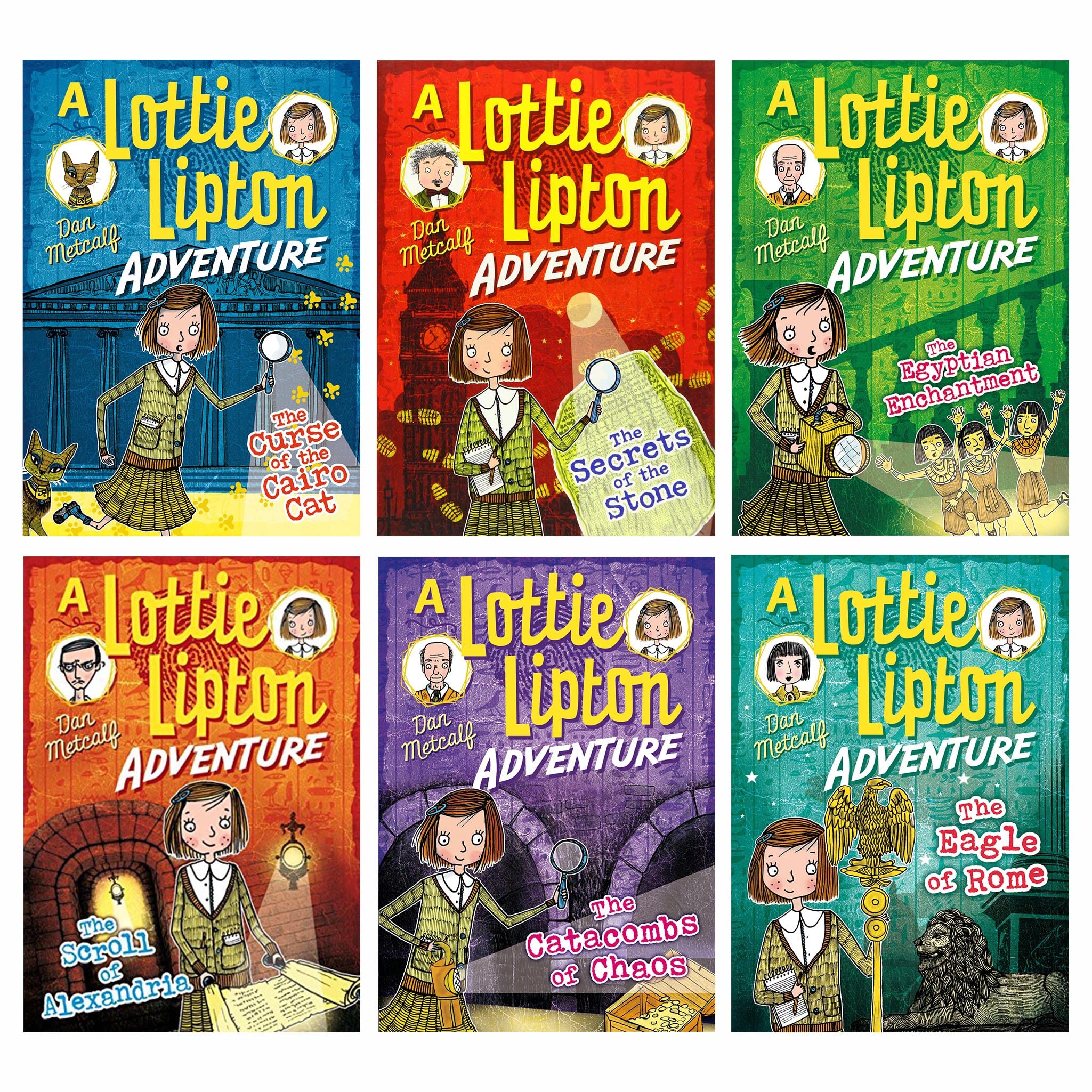 The Lottie Lipton Adventures Series 6 Books Collection Set ( The Curse ...