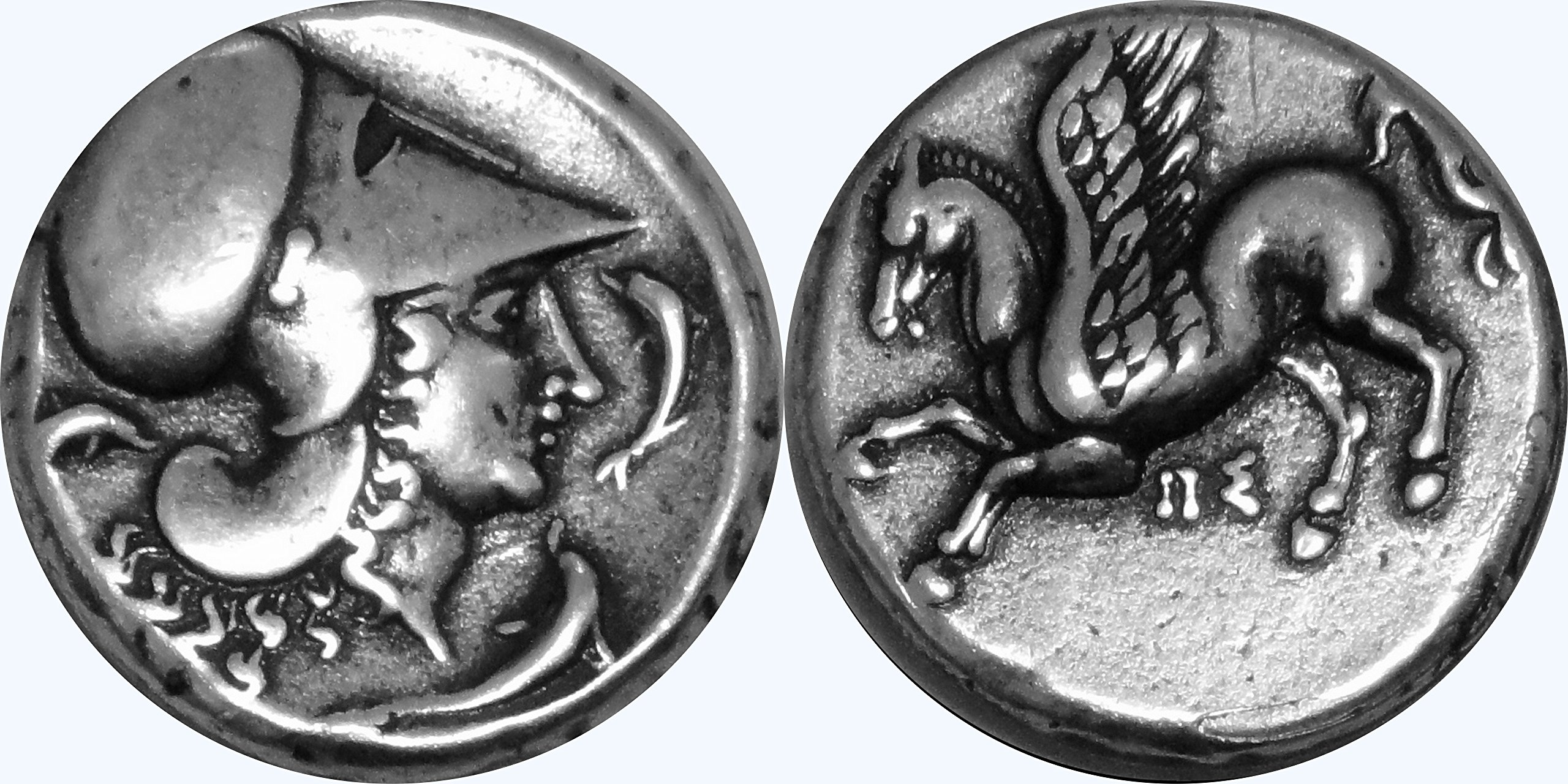 Golden Artifacts Athena And Pegasus Famous Greek Coin Percy Jackson ...