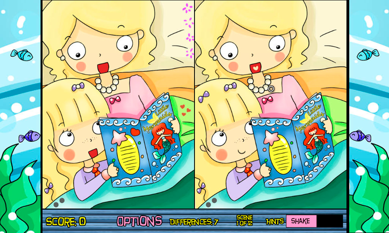 Emma Sweet Mermaid - Spot the Difference:Amazon.com.au:Appstore for Android