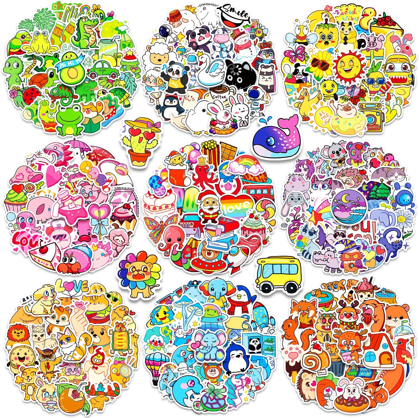 Amazon.com: 1000Pcs Cute Water Bottle Stickers, Stickers for Kids ...