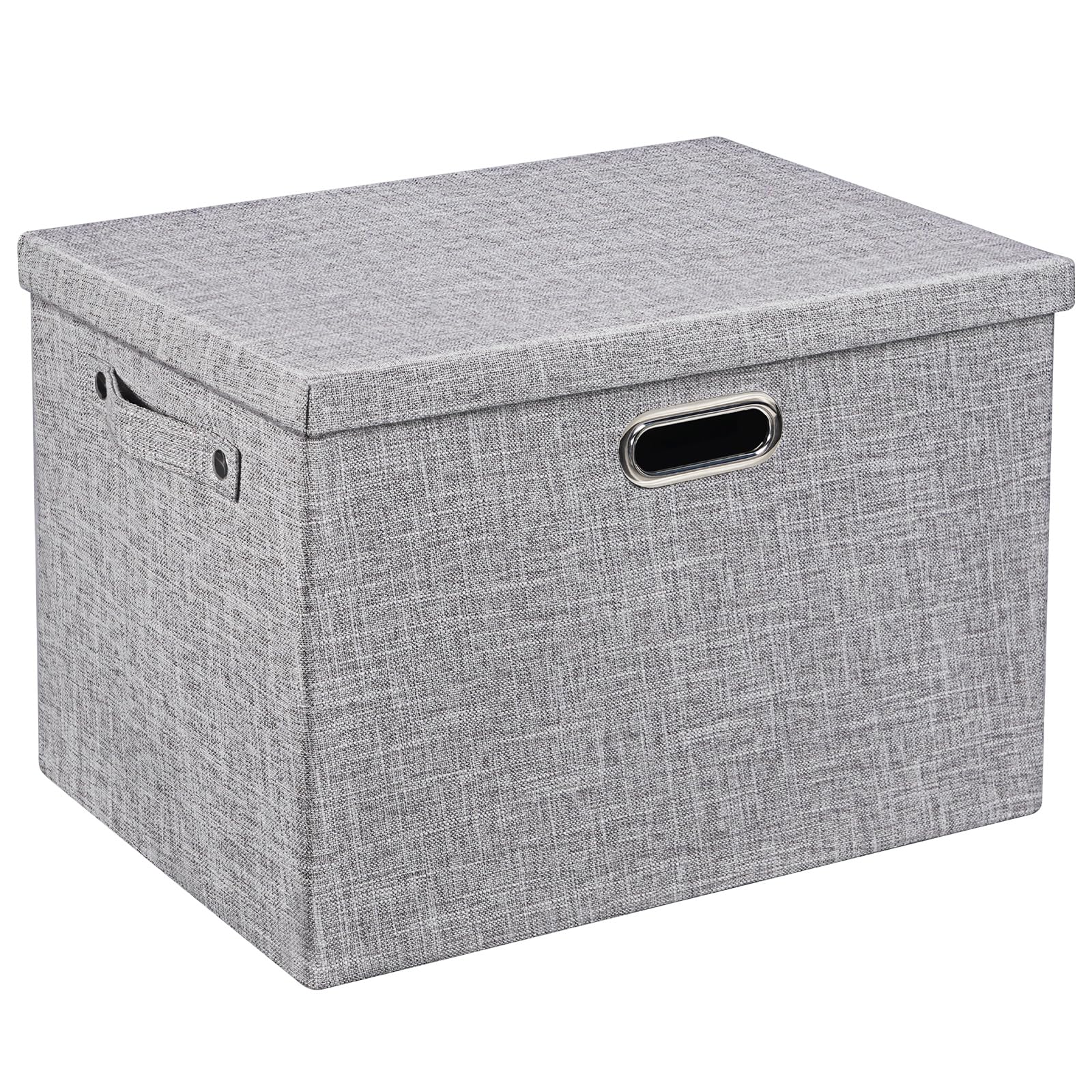 Amazon.com - 15" Decorative Storage Bins with Lids- Linen Closet ...