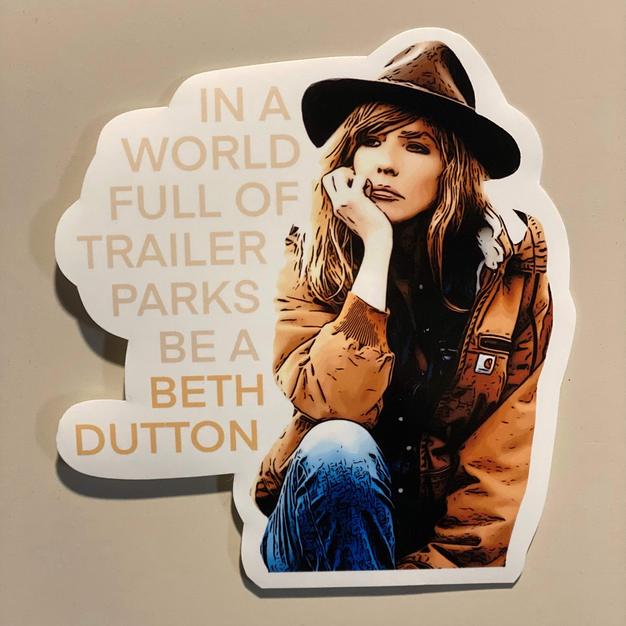 Buy Yellowstone Sticker - Yellowstone TV Show - Beth Dutton Sticker ...