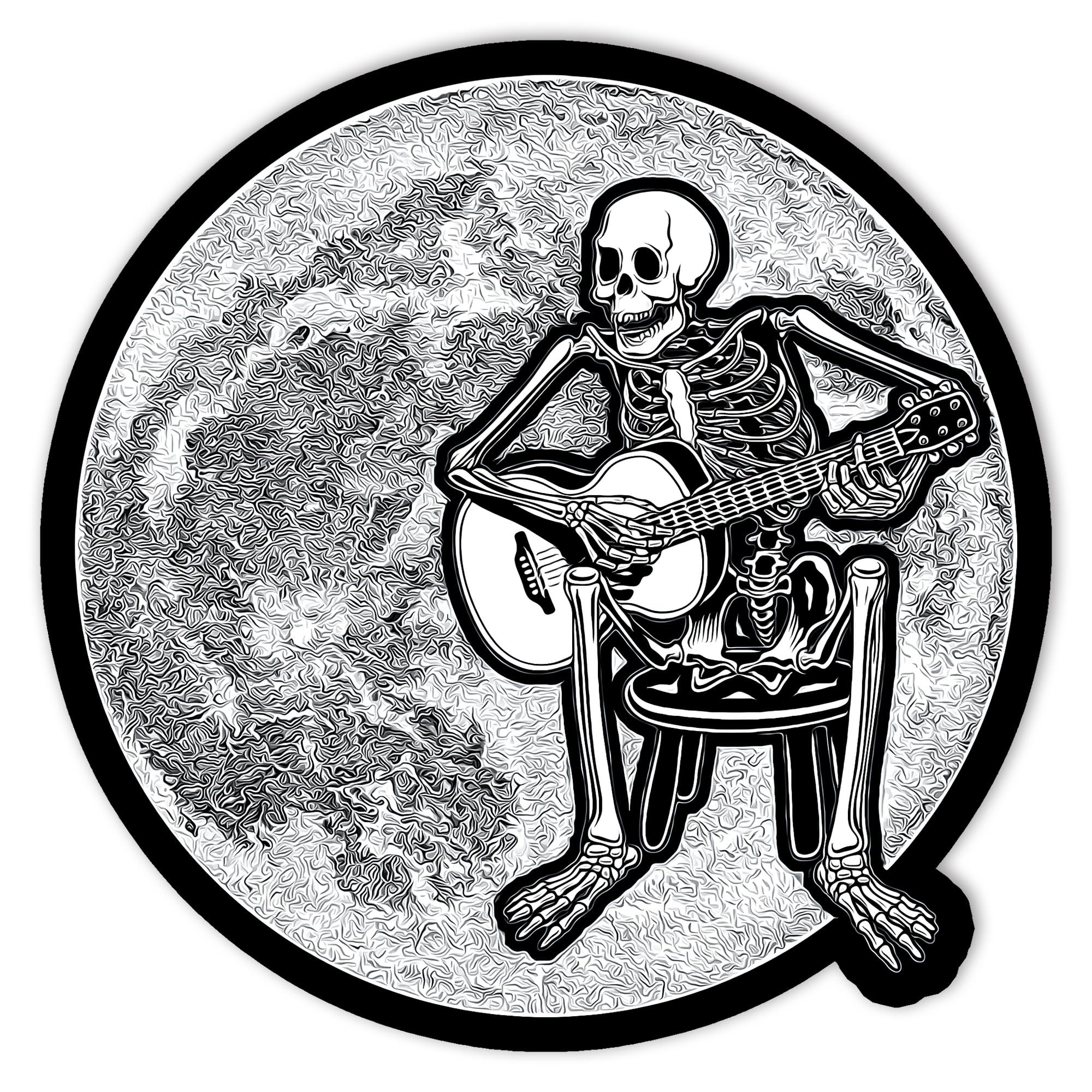 Sticker Rock And Roll Over