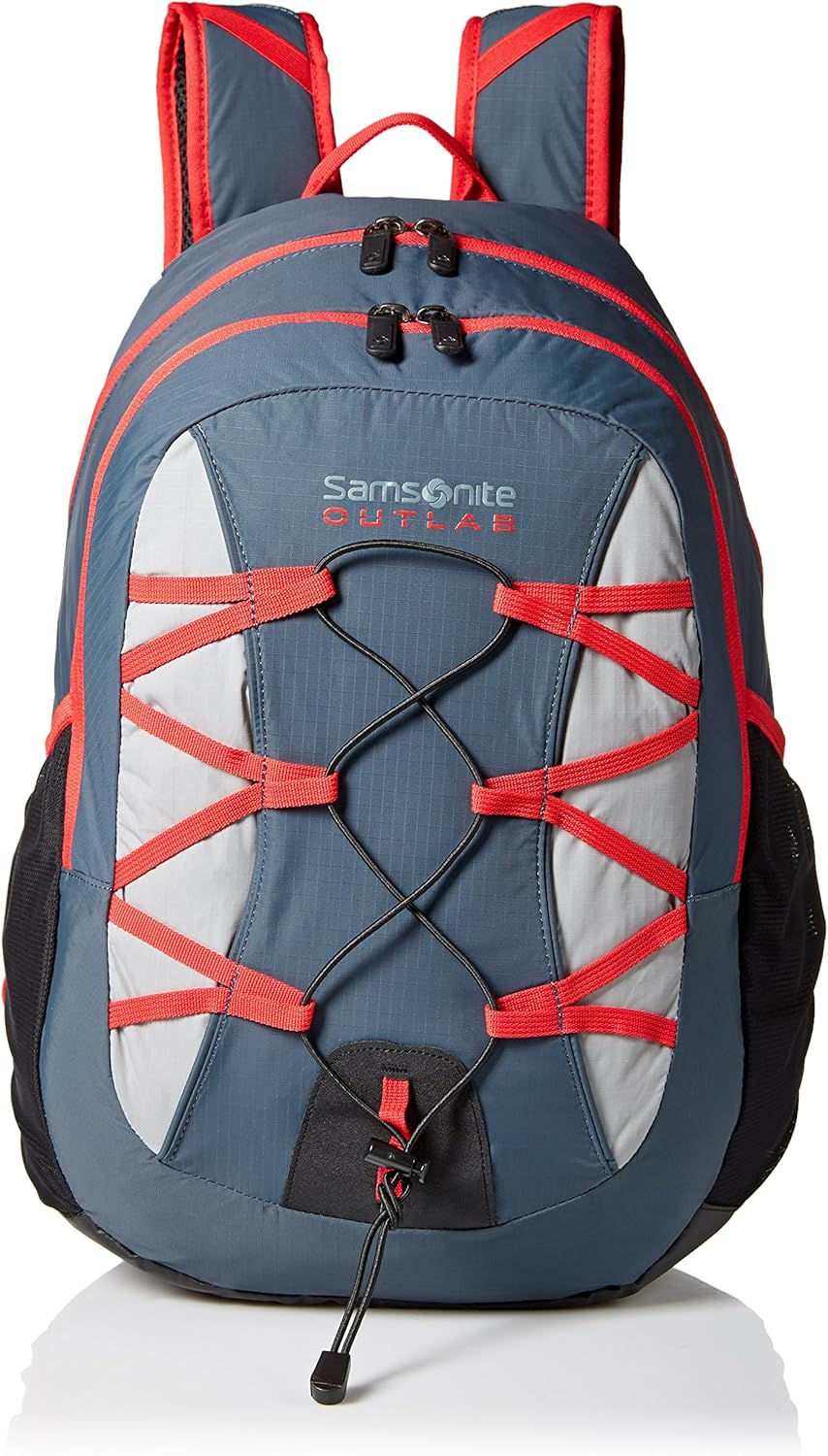 Amazon.com: Samsonite Outlab Crossfire Backpack, Grey/Red : Clothing ...