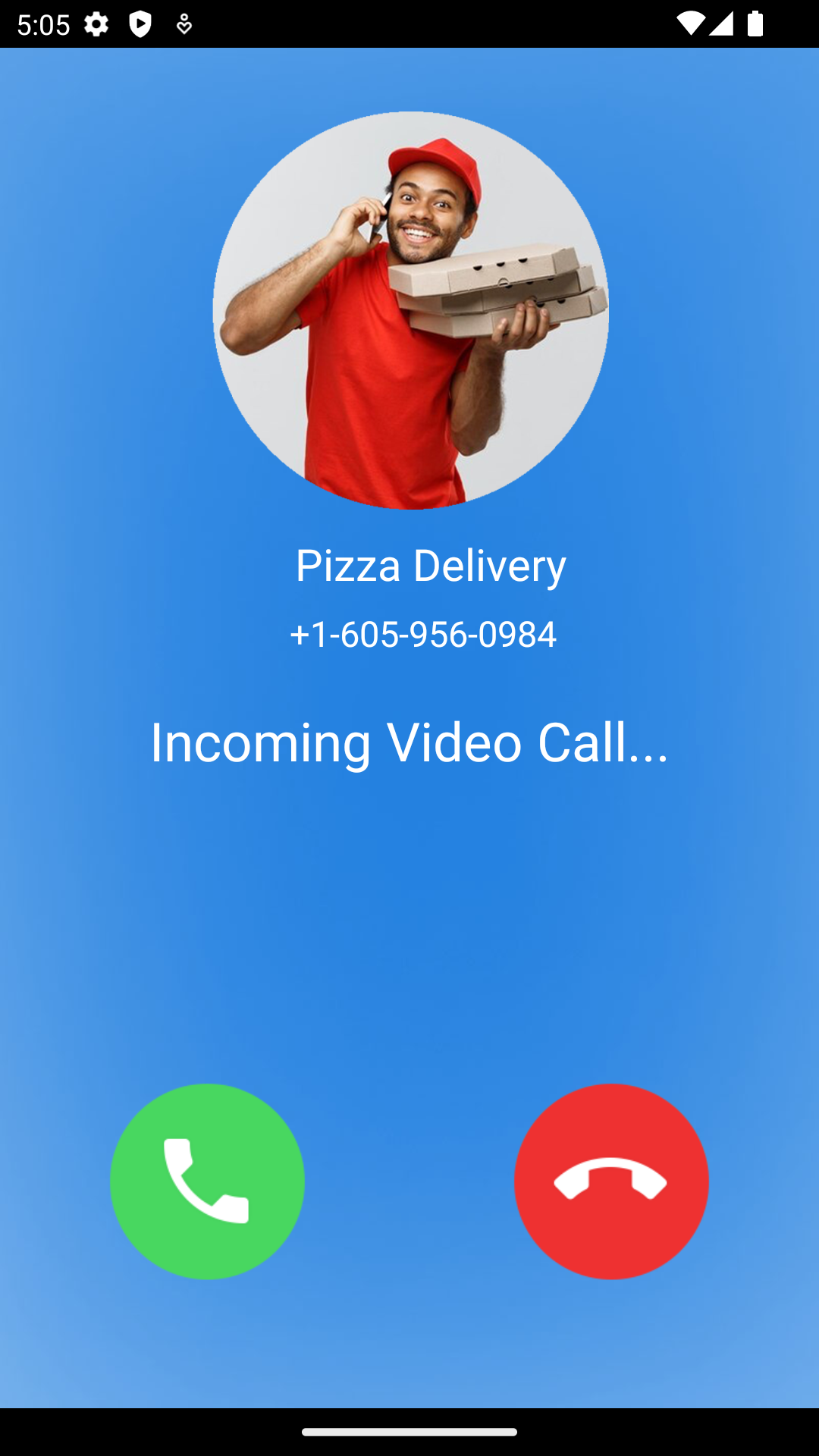 Pizza Delivery Calling - Fake Voice Phone & Video Voice Live Call ...