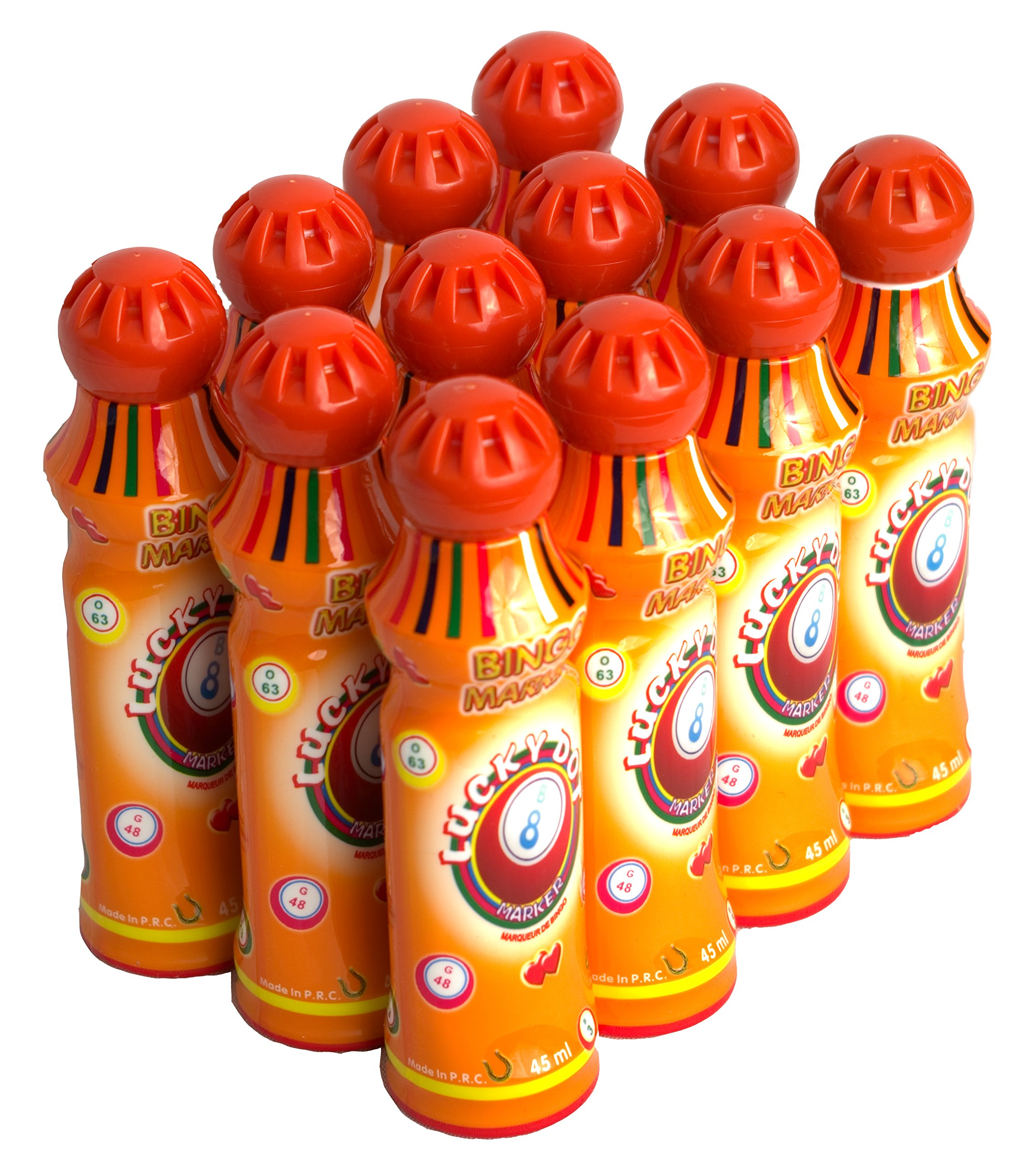 Thomas & Anca Club Supplies Ltd 12x 45ml Orange Bingo Dabbers Dauber ...
