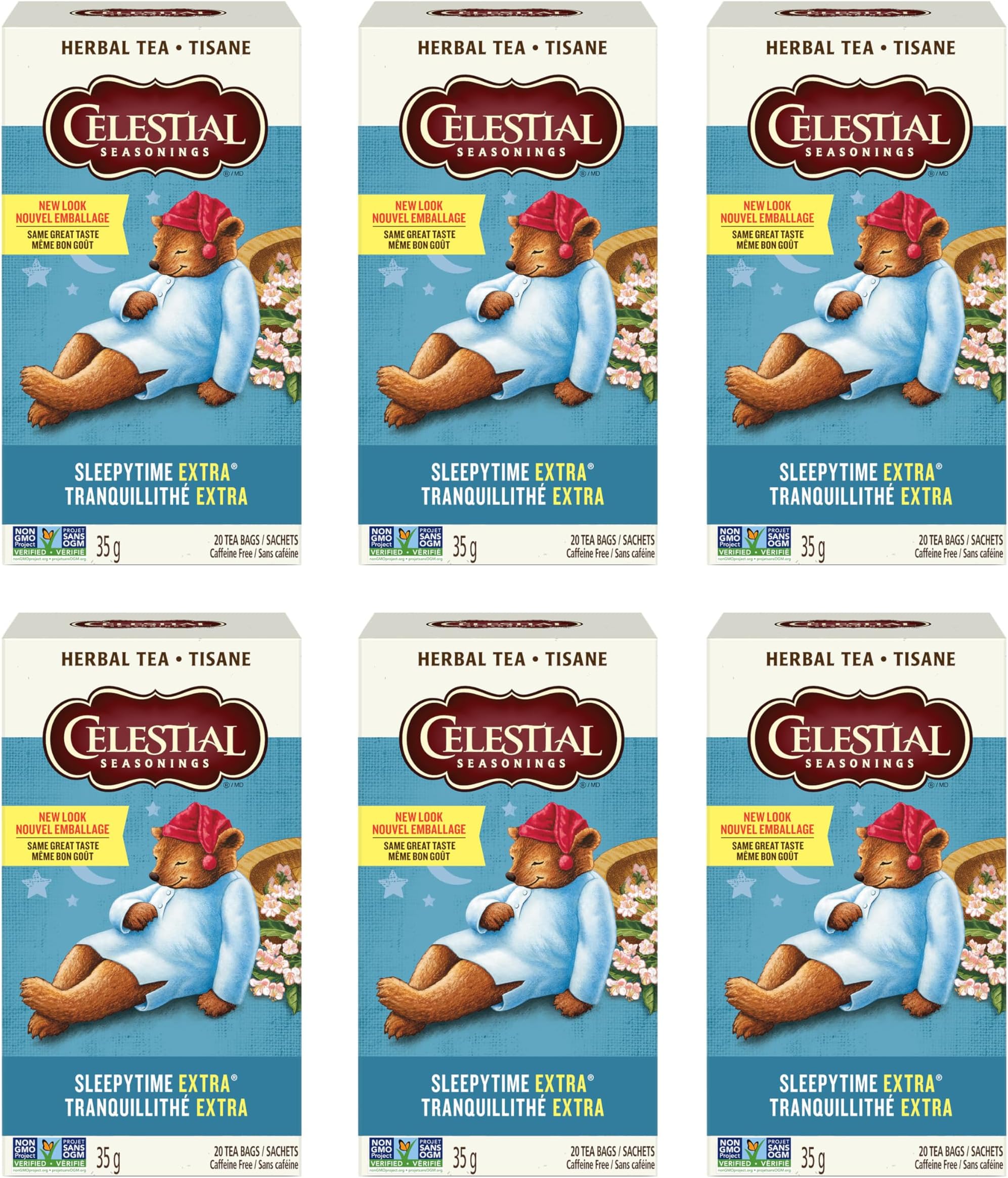 Amazon.com : Celestial Seasonings Sleepytime Wellness Extra Tea ...