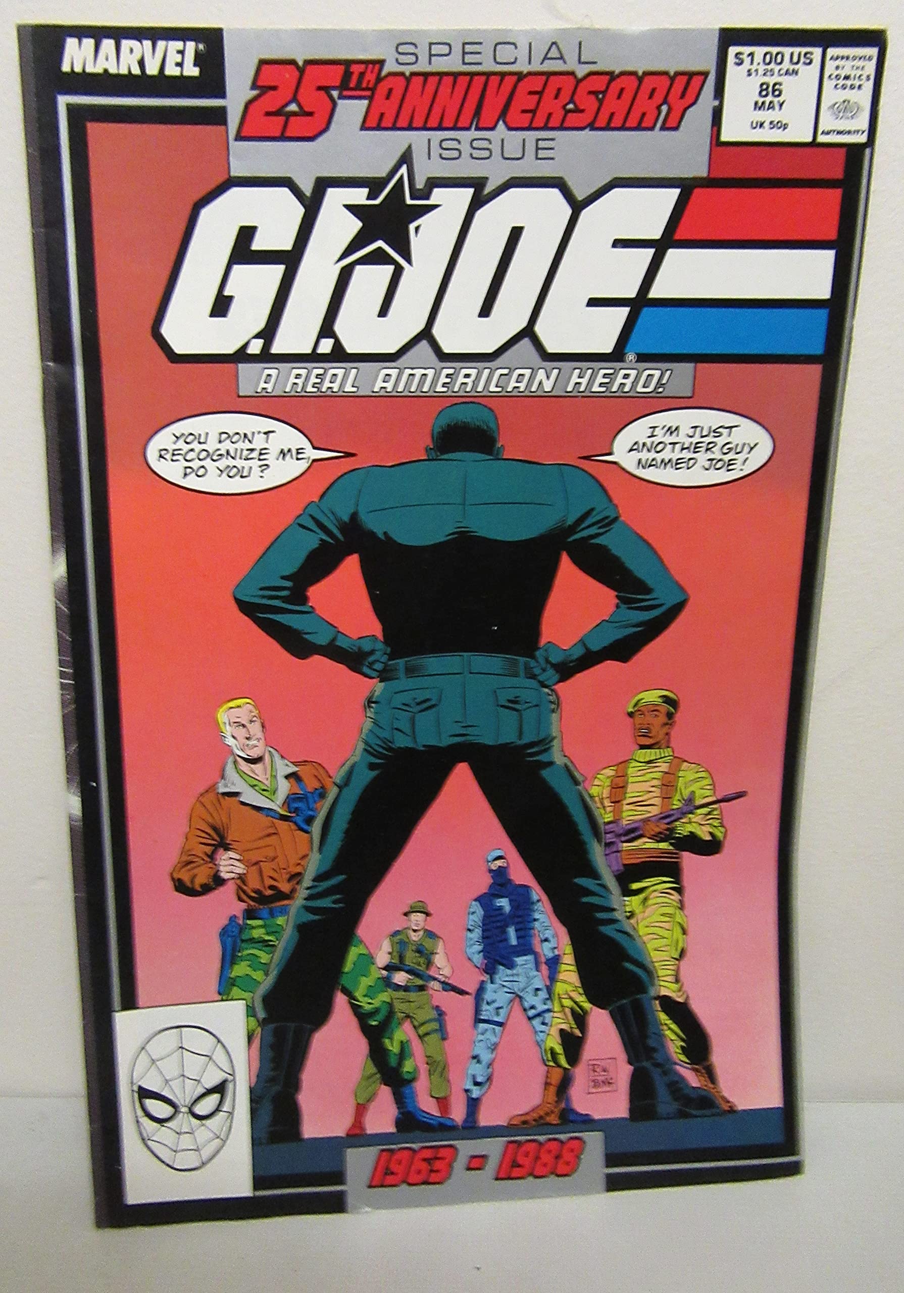 Marvel Special 25th Anniversary Issue: G.I. Joe 1963–1998 #86 Vol 1 May ...