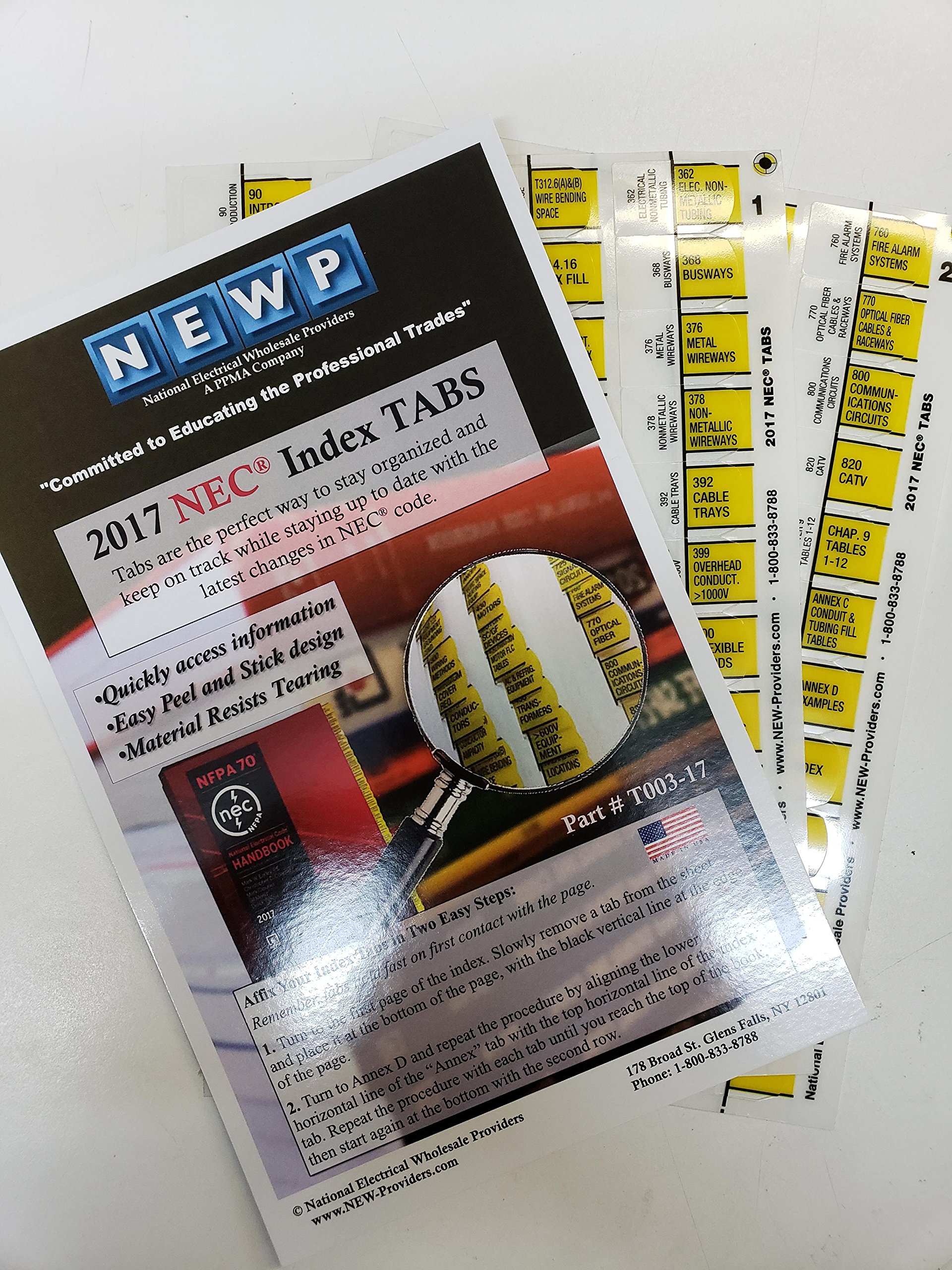 NEWP 2017 NEC Index TABS: unknown author: Amazon.com: Books