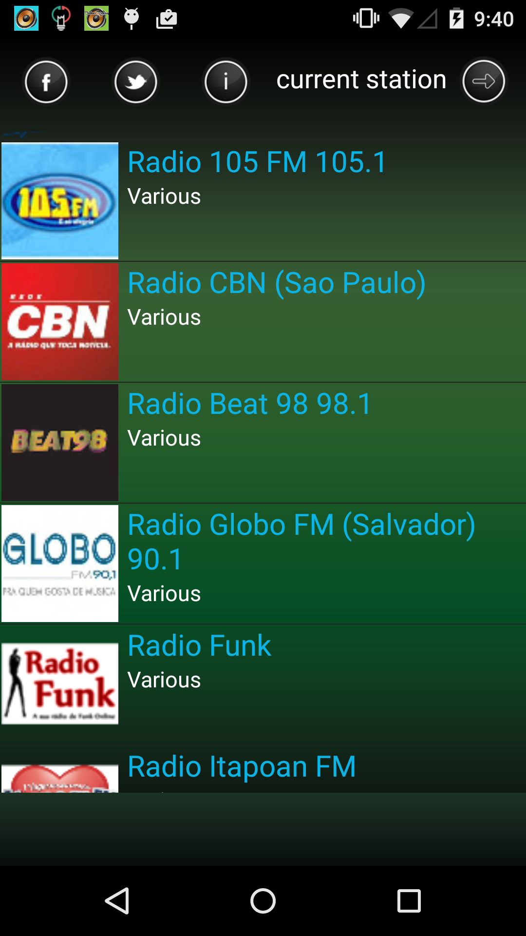 Brazil Radios - App on Amazon Appstore