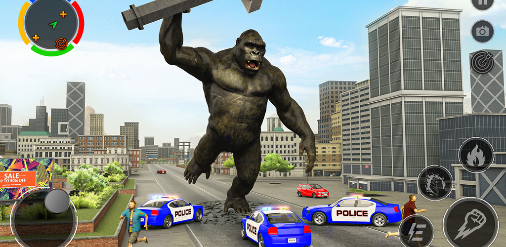 Bigfoot Angry Gorilla Hunting VS Monster Godzilla Dinosaur City ...