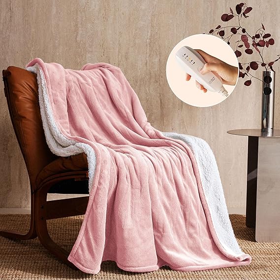 Amazon.com: JET'S HOME Heated Blanket 50"x60" - ETL&FCC Certified ...