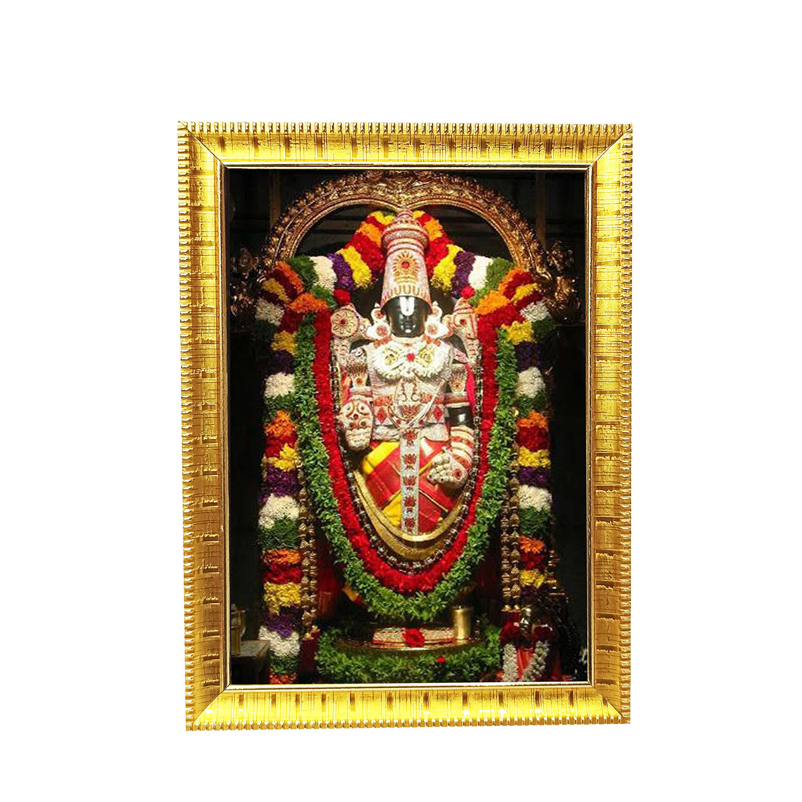 Buy ABHI ONLINE SHOP Metal Tirupati Balaji Photo Frame; Thirupathi ...