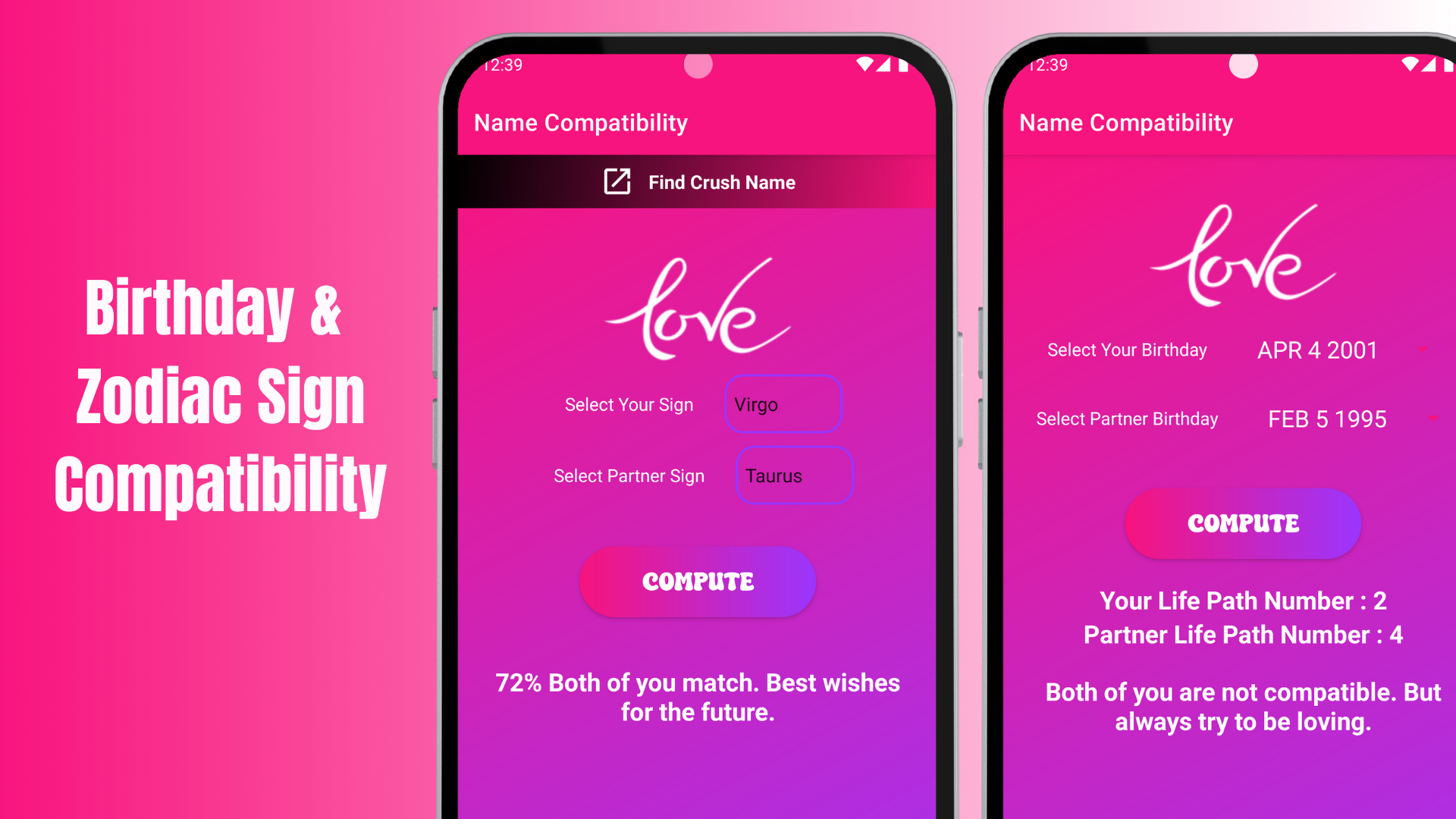 Name Compatibility - Love Test-Amazonアプリストアのアプリ