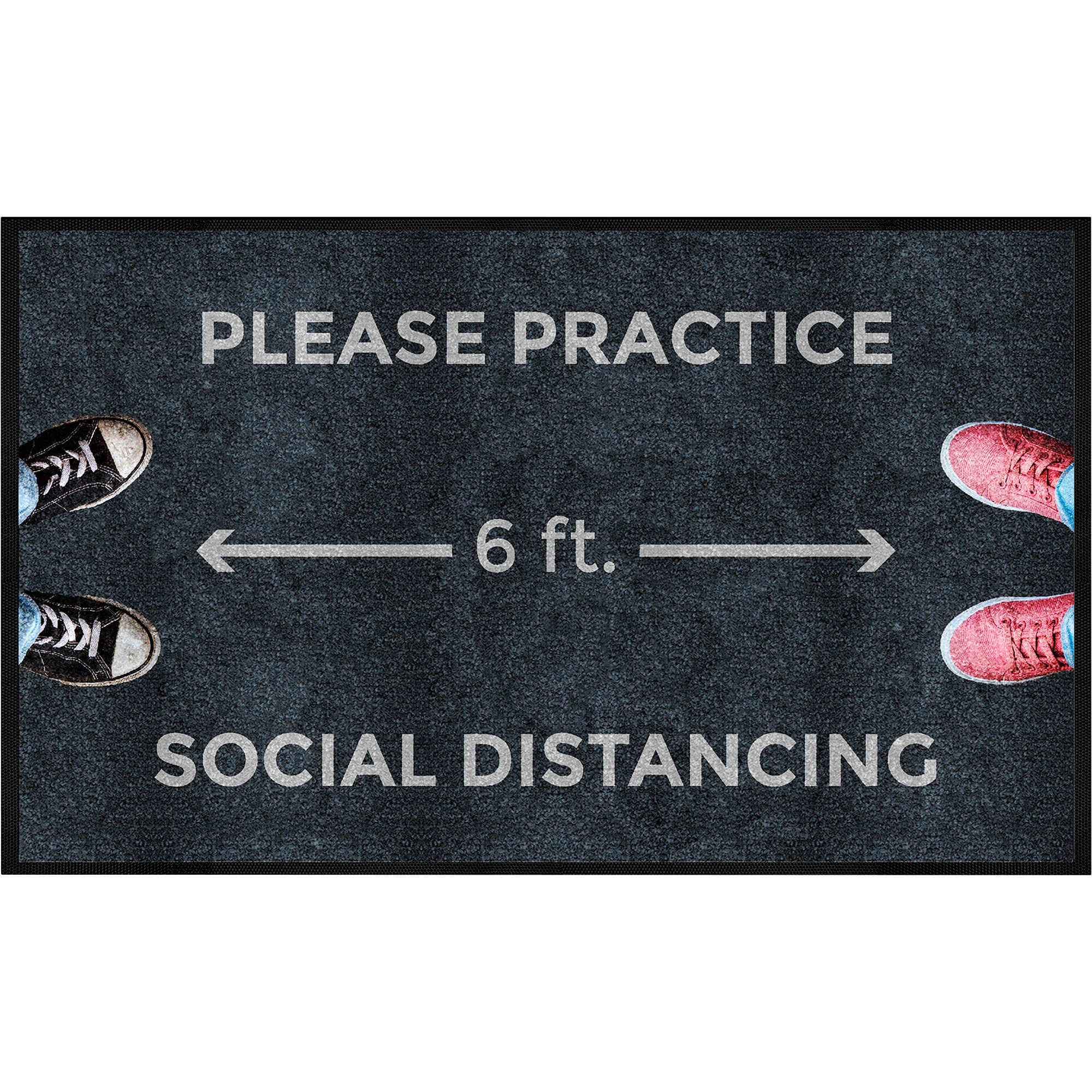 Amazon.com: Please Practice Social Distancing | Commercial-Grade Stain ...